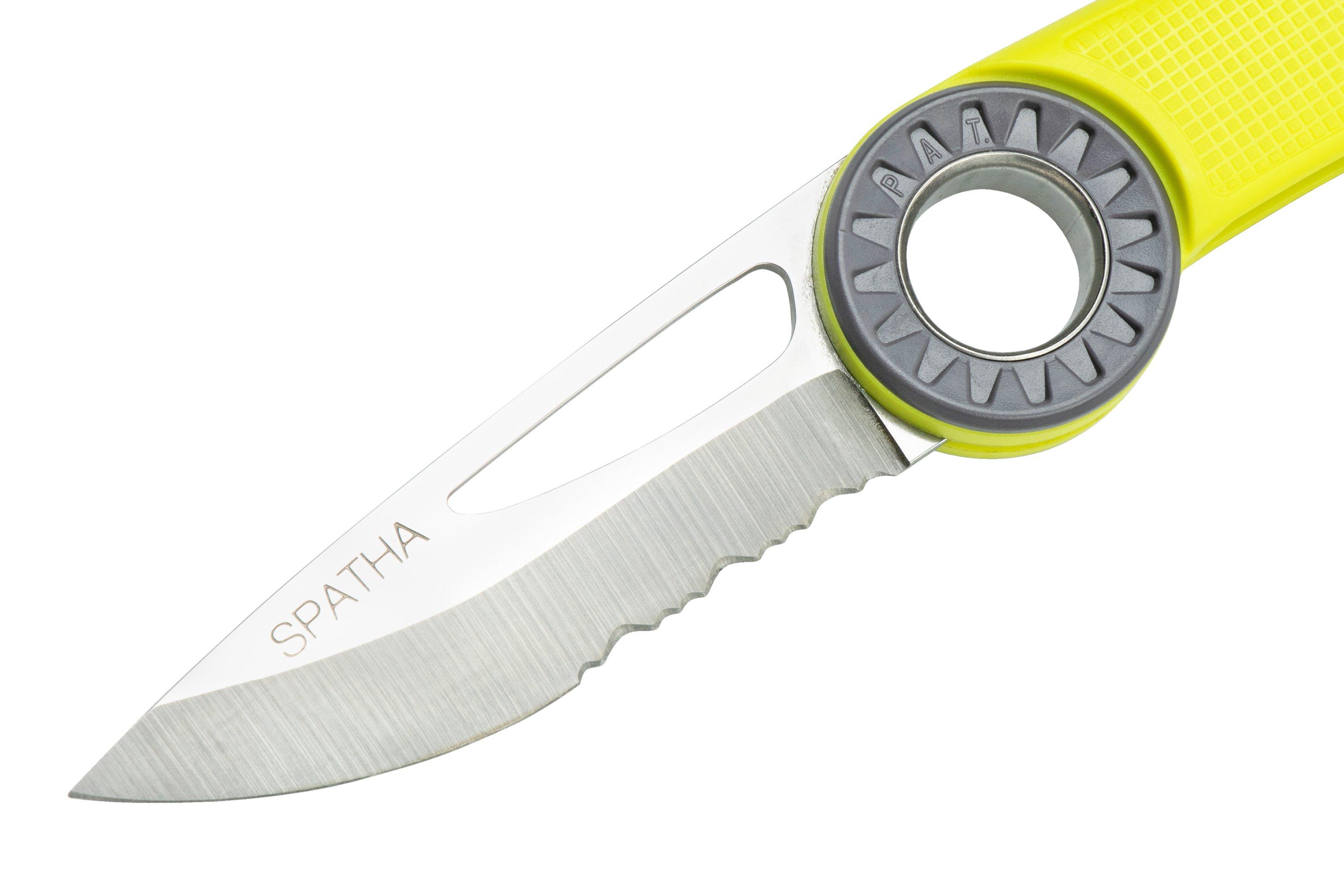 Petzl S92AY Spatha knife Yellow with carabiner hole | Voordelig kopen ...