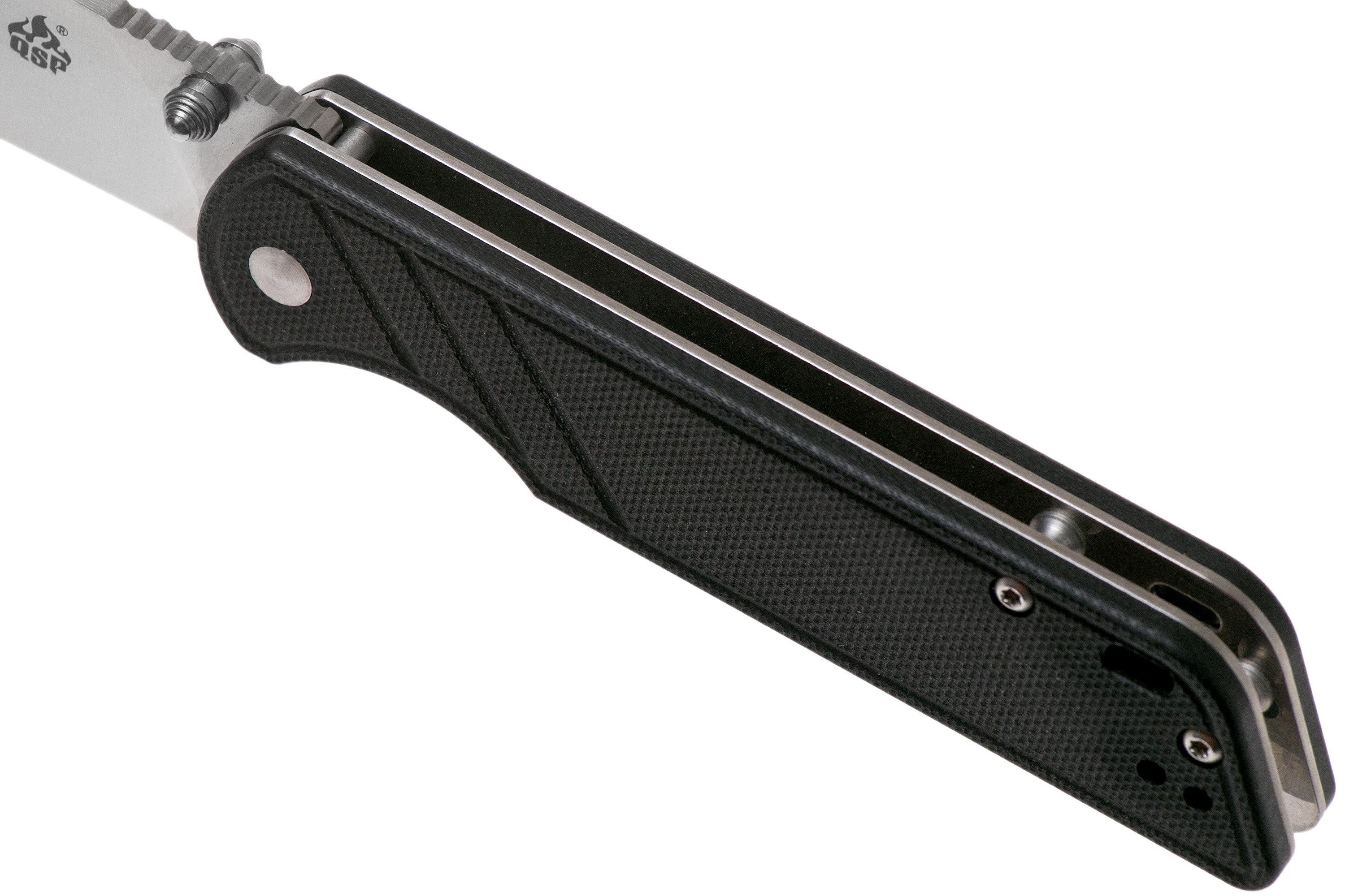 QSP Knife Parrot V2 QS102-A Black G10, coltello da tasca | Fare ...