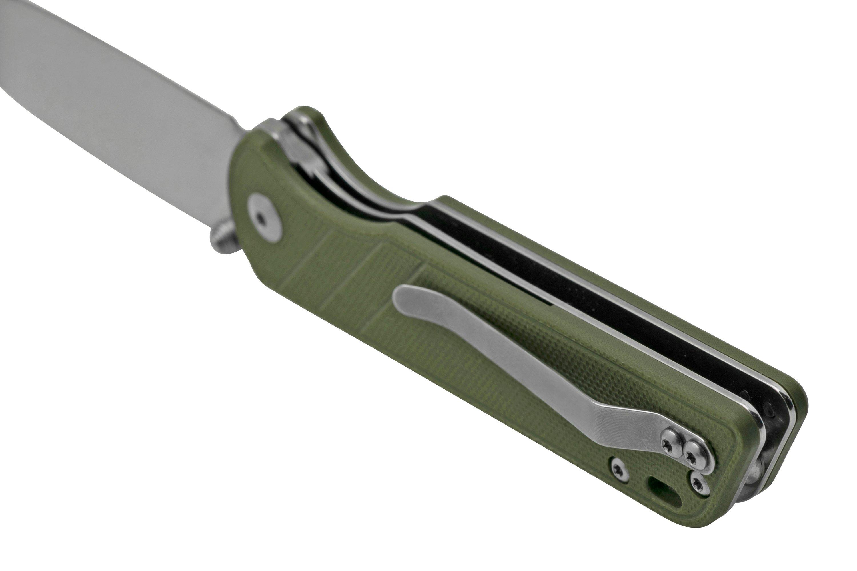 QSP Knife Parrot QS102-B OD Green G10, coltello da tasca | Fare ...
