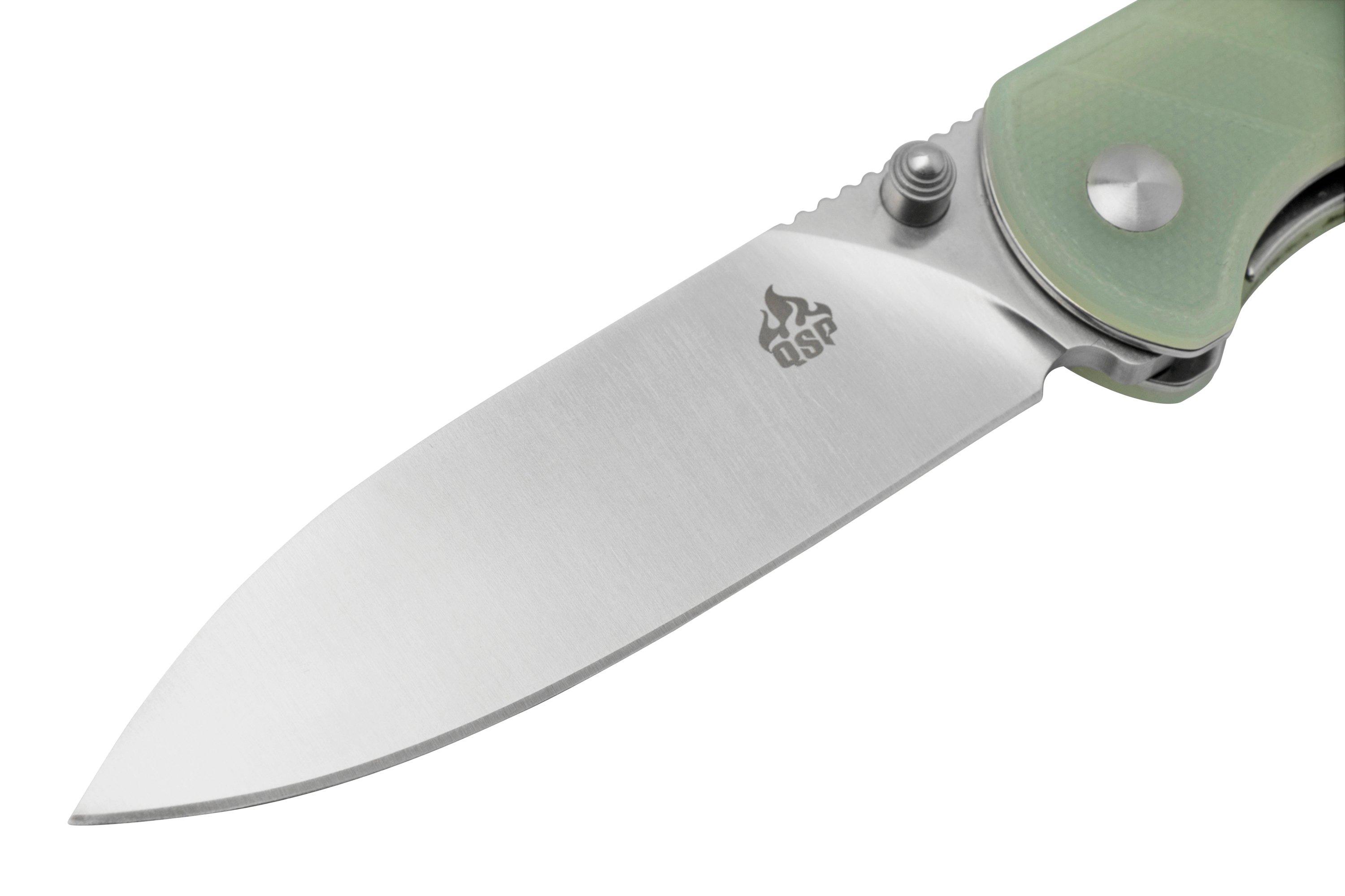 QSP Knife Parrot V2 QS102-C Jade G10, navalha | Compras vantajosas em Knivesandtools.pt