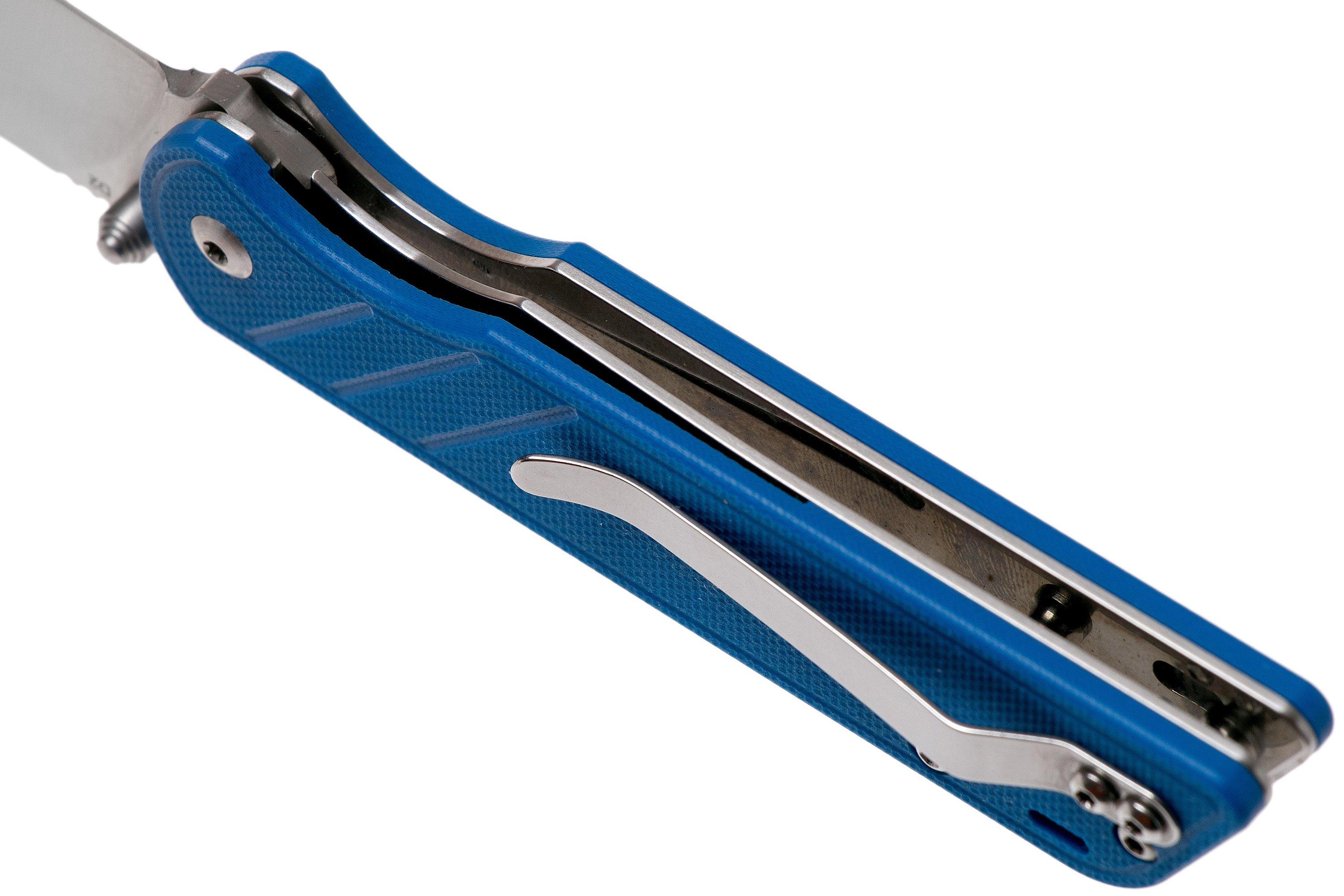 QSP Knife Parrot QS102-D Blue G10, pocket knife | Advantageously ...