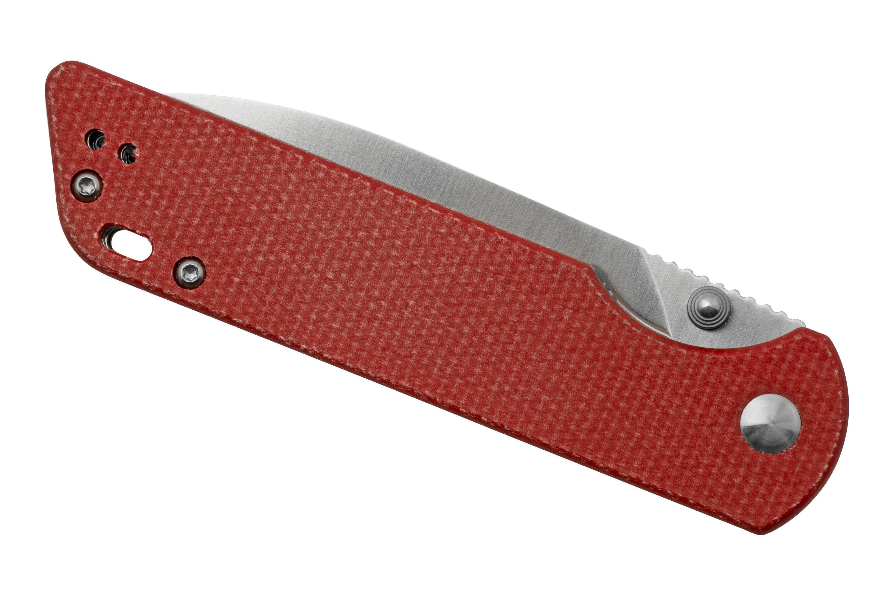 QSP Knife Parrot QS102-E Red Micarta, pocket knife | Advantageously ...