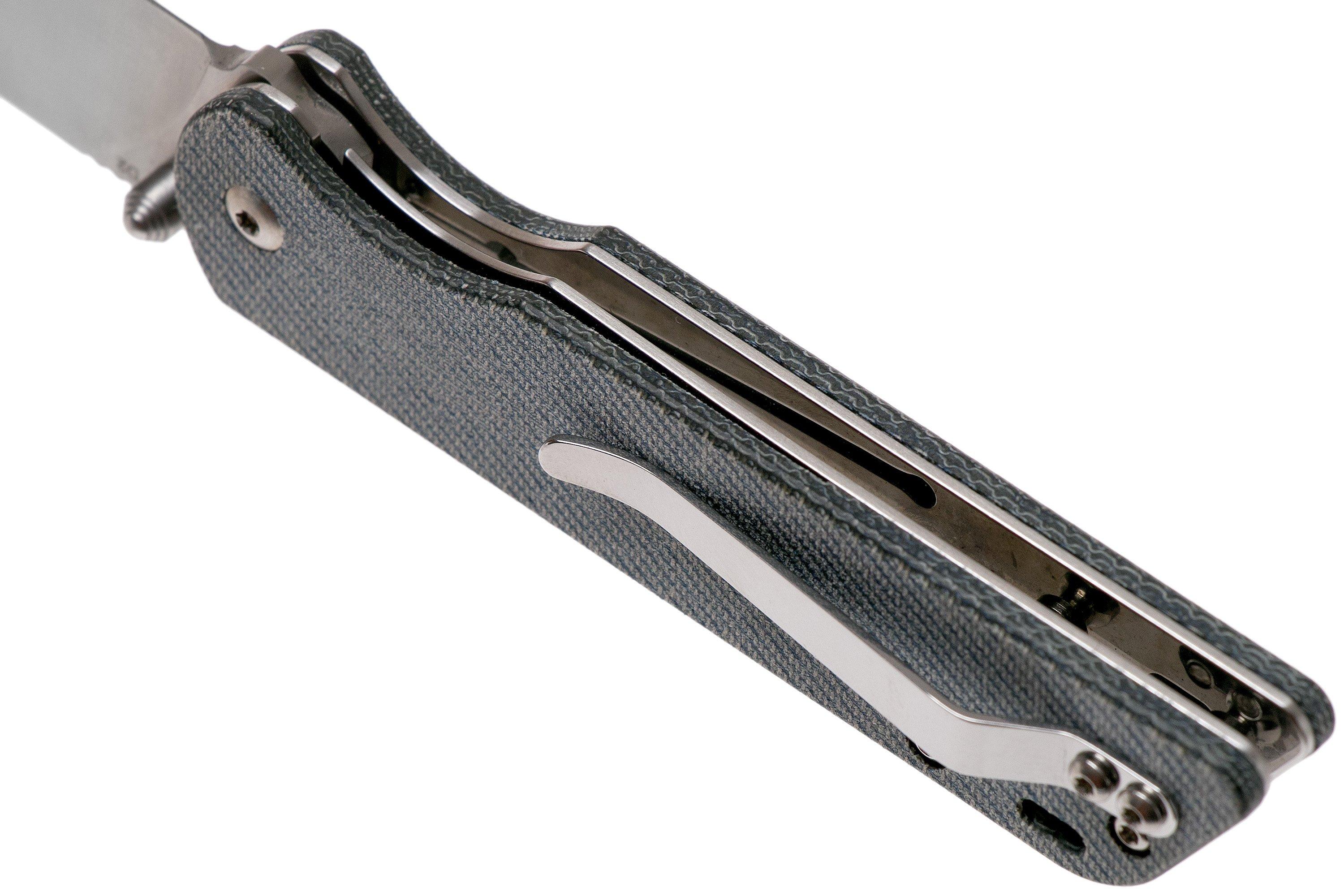 QSP Knife Parrot QS102-F Denim Micarta, pocket knife | Advantageously ...