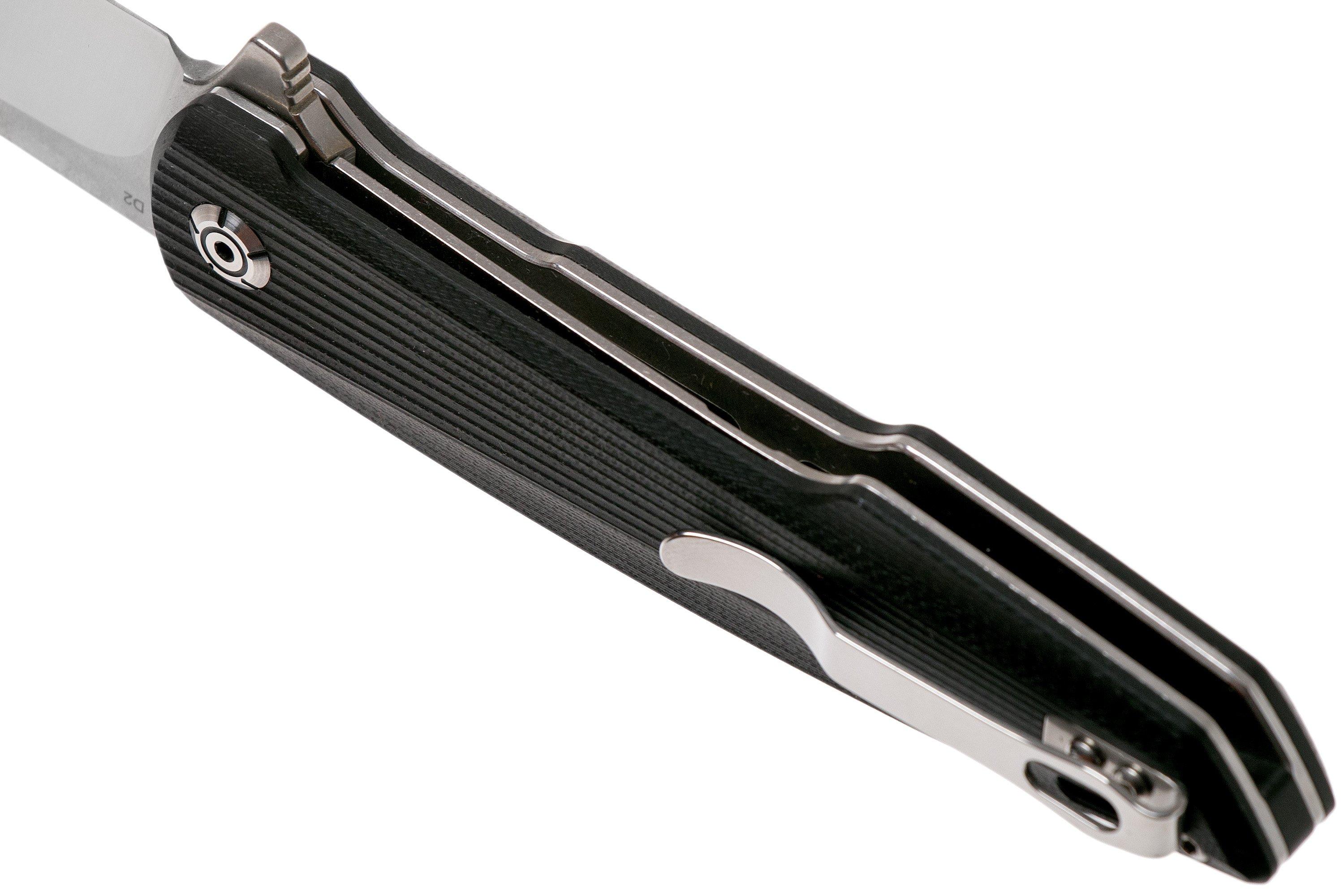 QSP Knife Phoenix QS108-C Black G10 pocket knife | Advantageously ...