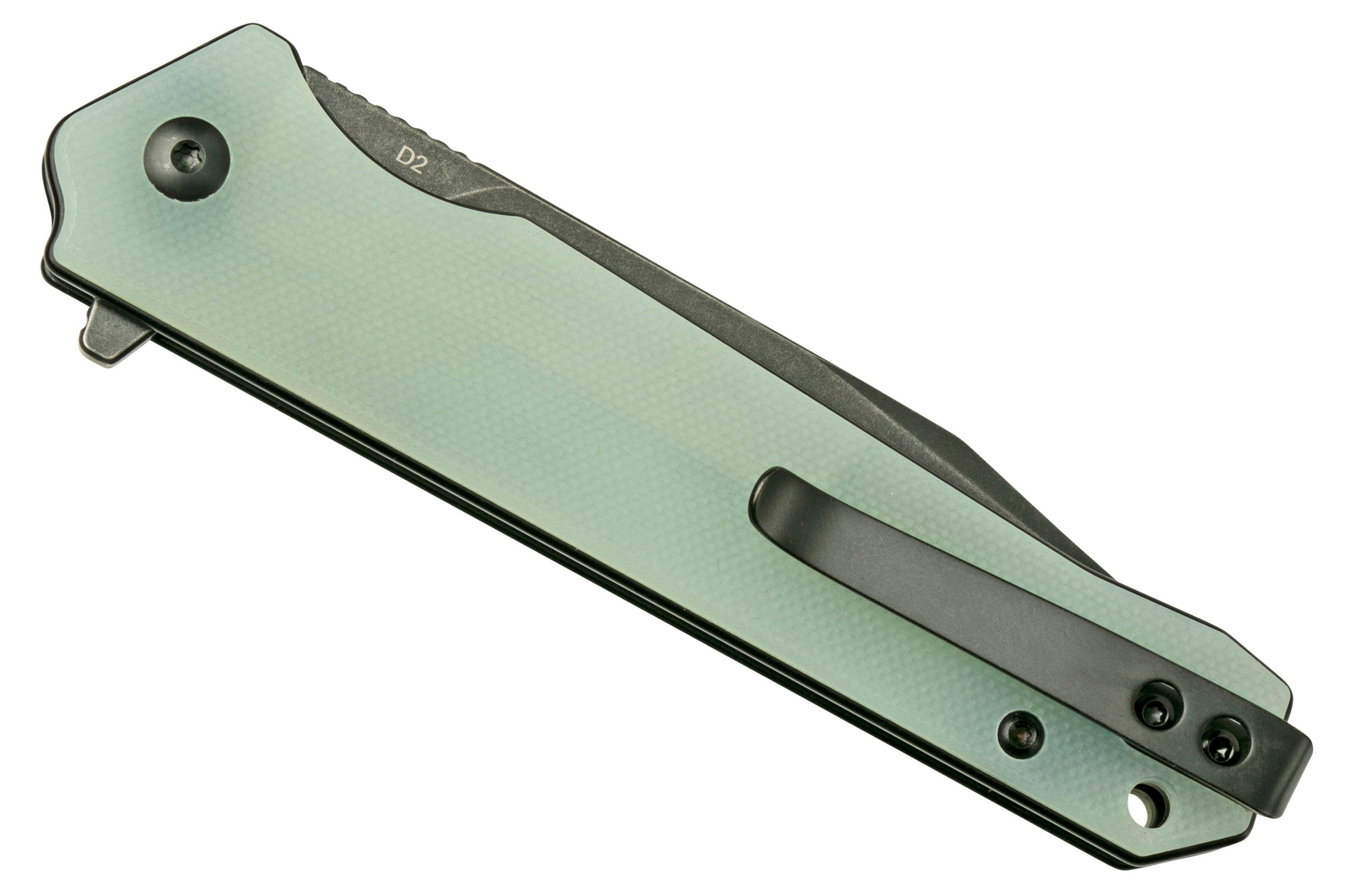 QSP Knife Mamba V2, QS111-J2, Blackwashed, Jade G10, navalha | Compras vantajosas em ...
