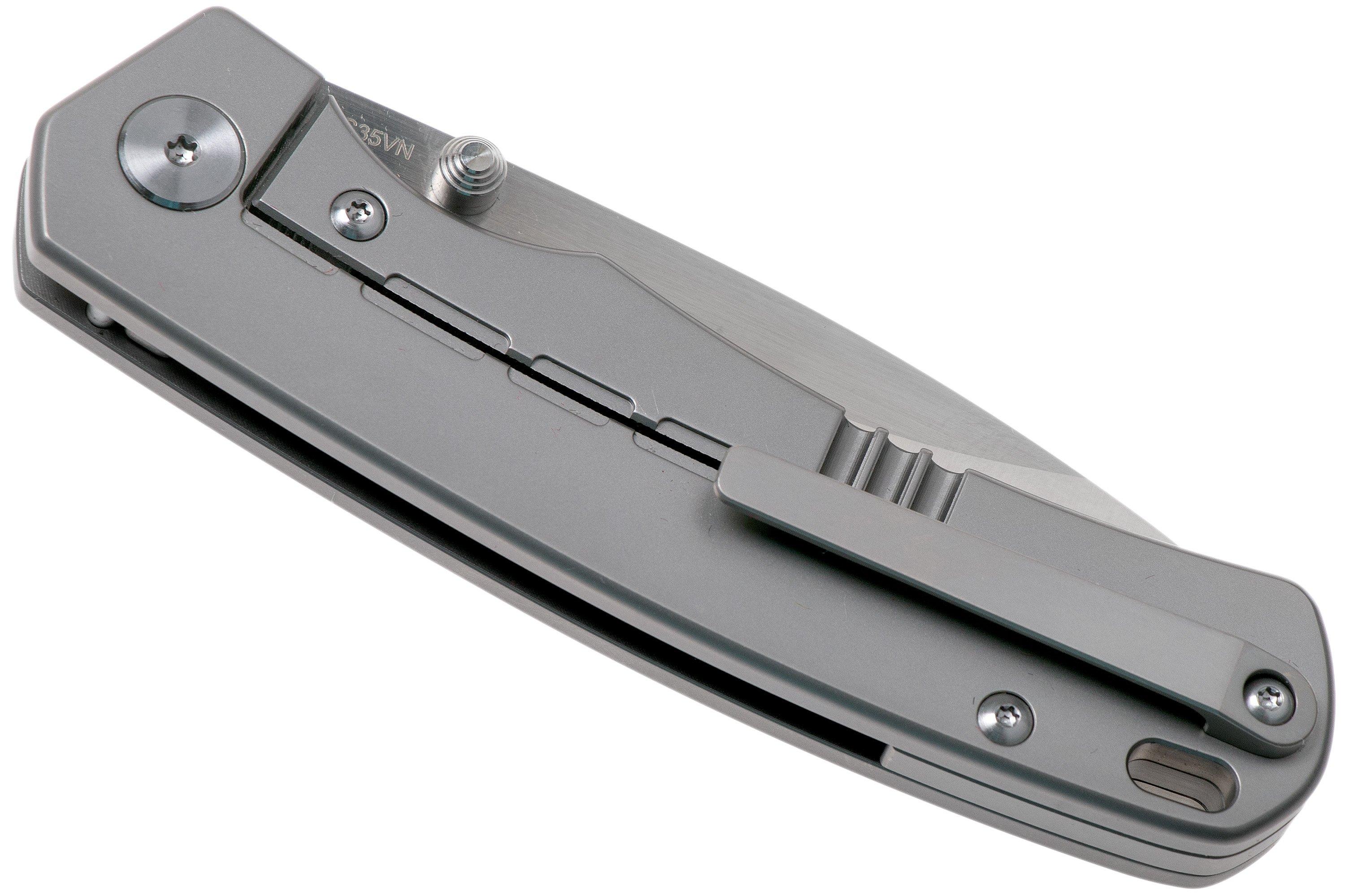 QSP Knife Puffin QS127-E2 Titanium fibra de carbono, navaja | Compras ...