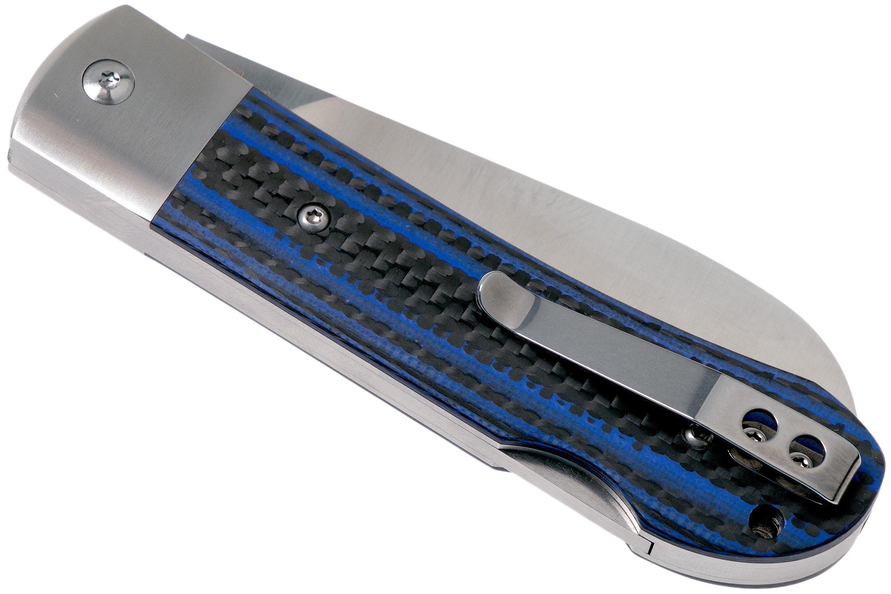 QSP Knife Worker QS128-D Carbonfiber and G10 zakmes, Arthur Brehm ...