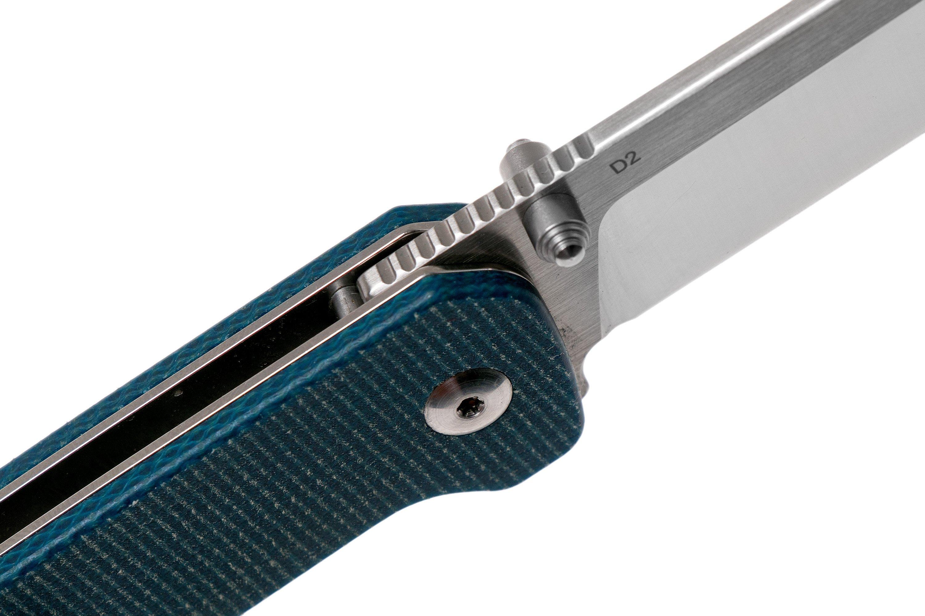 QSP Knife Penguin QS130-H Blue Micarta, pocket knife | Advantageously ...