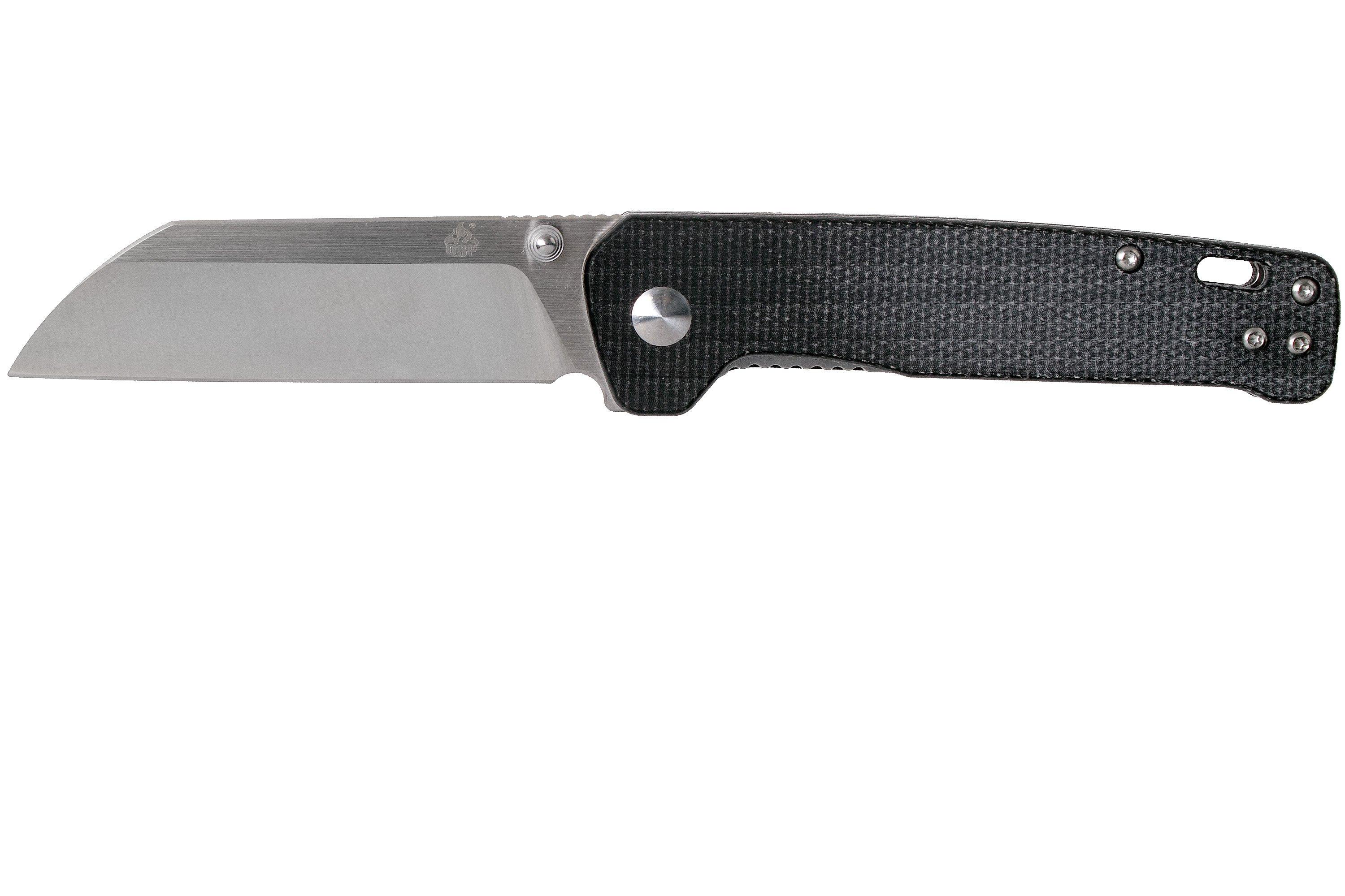 QSP Knife Penguin QS130-I Black Micarta, pocket knife | Advantageously ...