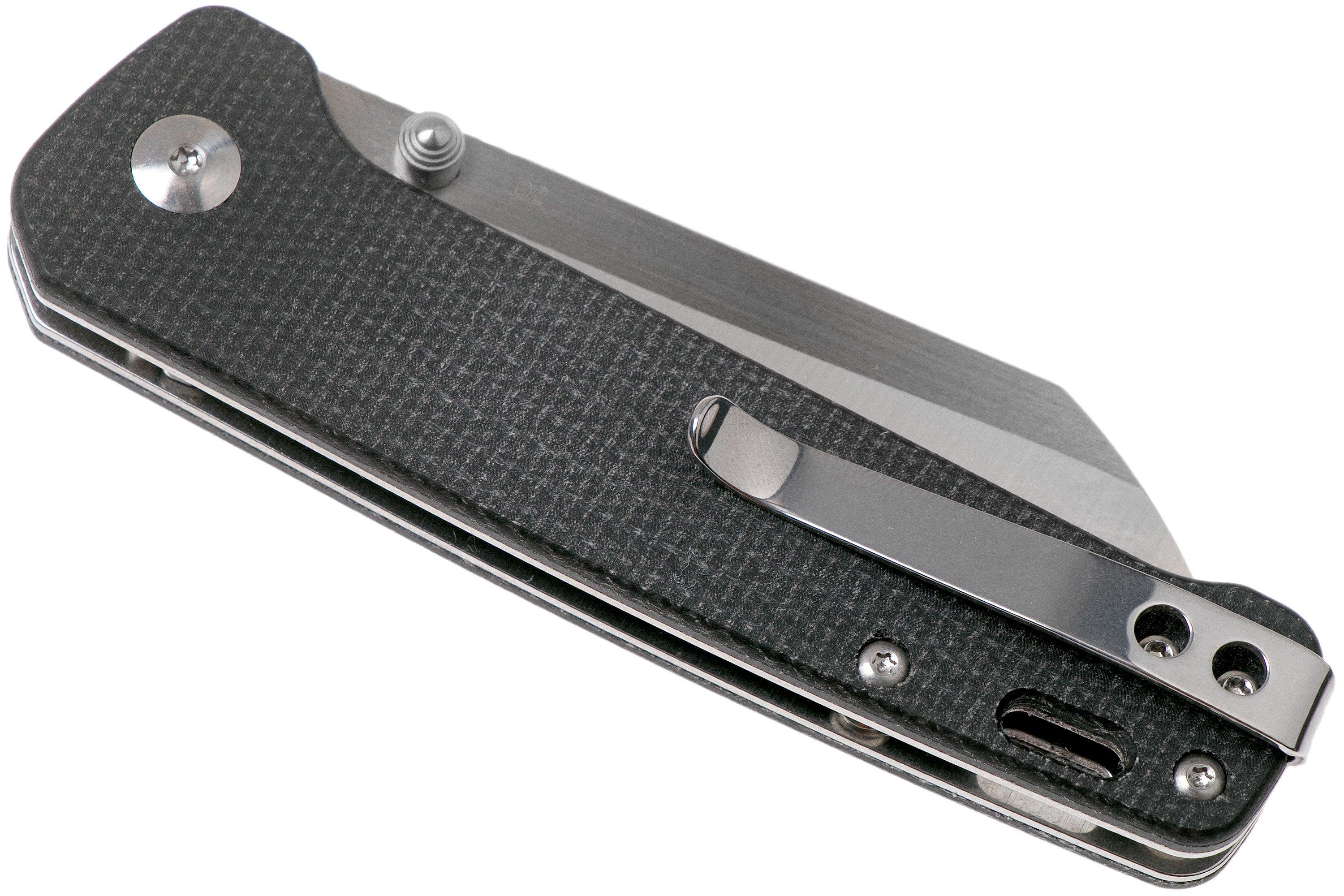 QSP Knife Penguin QS130-I Black Micarta, zakmes | Voordelig kopen bij ...
