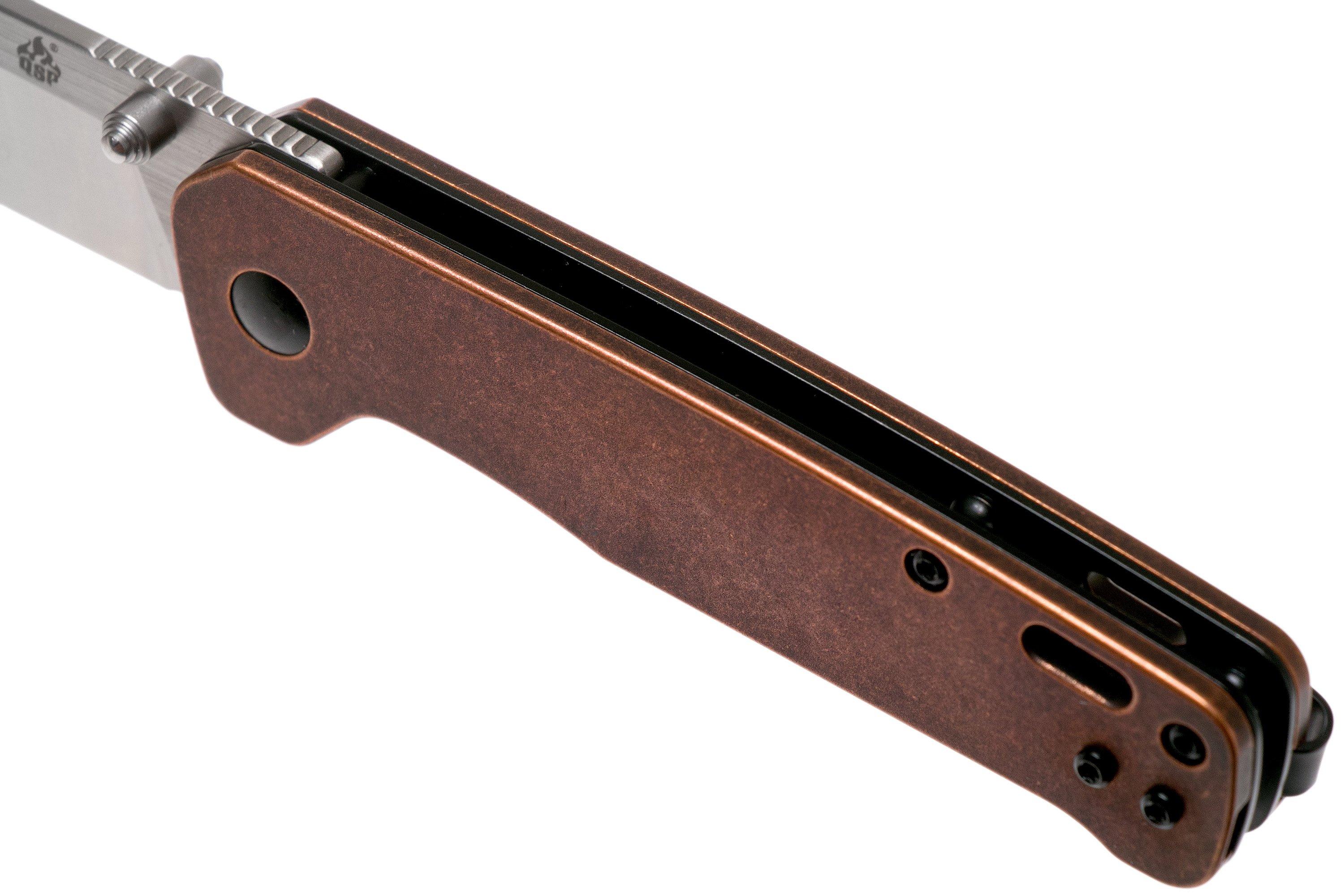 QSP Knife Penguin QS130-K Copper, Satin, zakmes | Voordelig kopen bij ...