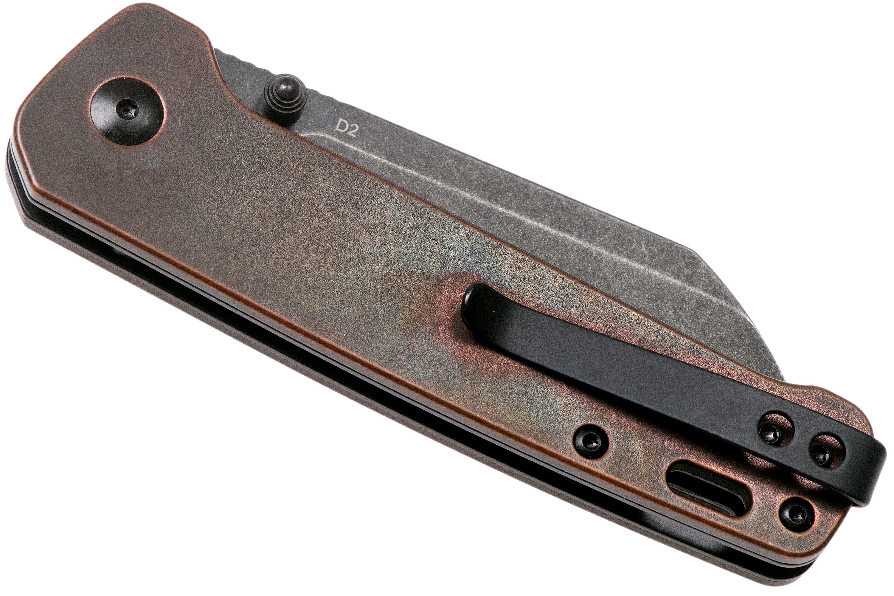 QSP Knife Penguin QS130-L Copper, Blackwashed, zakmes | Voordelig kopen ...