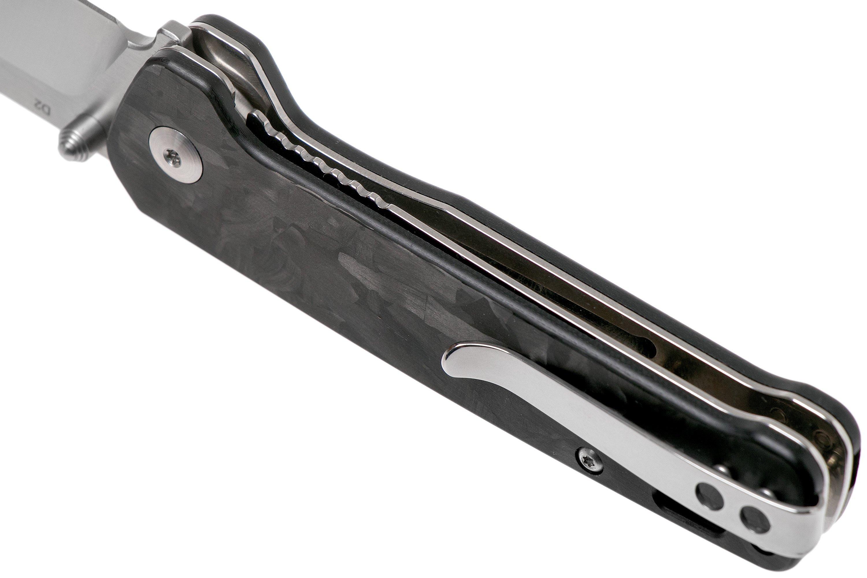 Nóż składany QSP Knife Penguin QS130-T Shredded Carbon fibre G10 ...