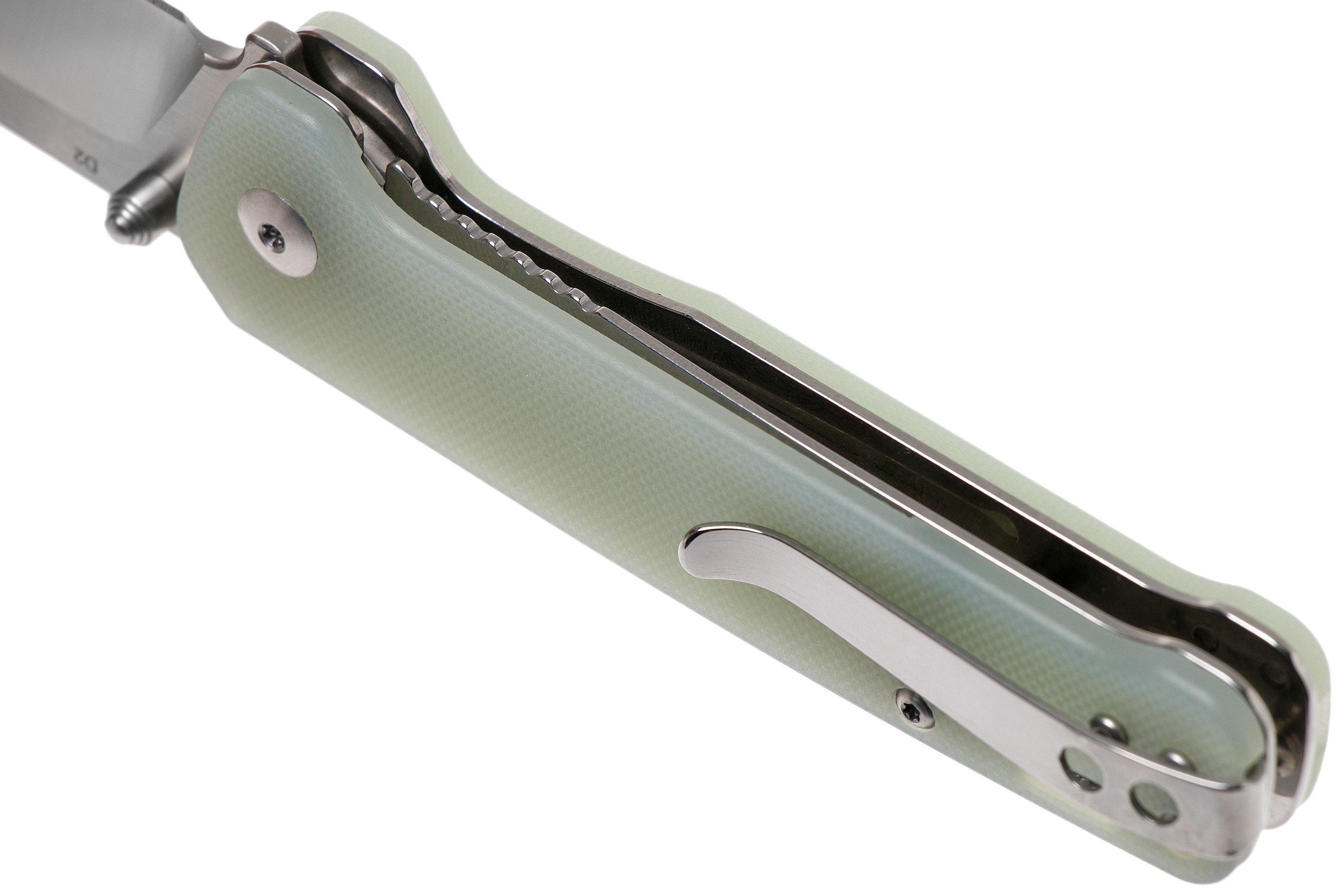 QSP Knife Penguin QS130-V Jade G10, pocket knife | Advantageously ...