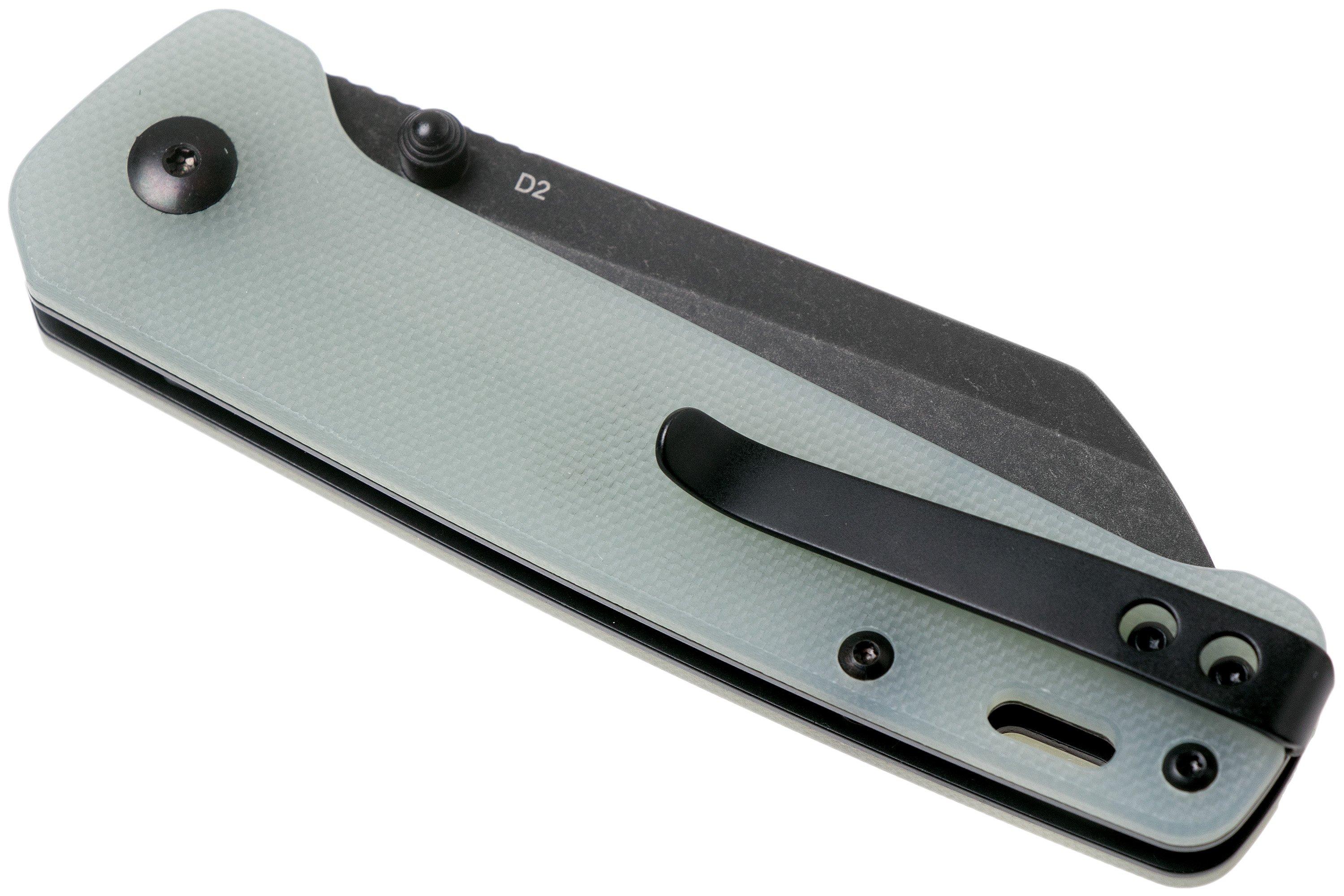 QSP Knife Penguin QS130-W Jade G10, Blackwashed, coltello da tasca ...