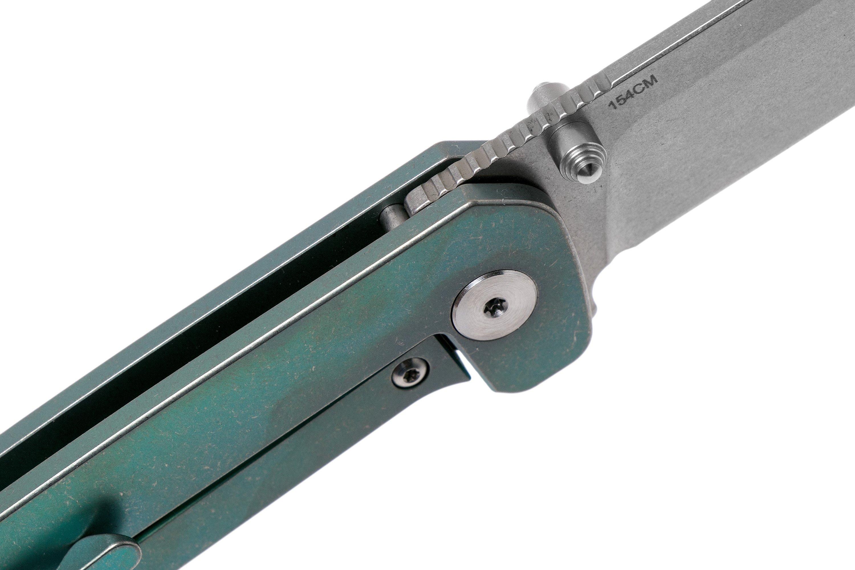 QSP Knife Penguin QS130-X Titanium, 154CM coltello da tasca | Fare ...