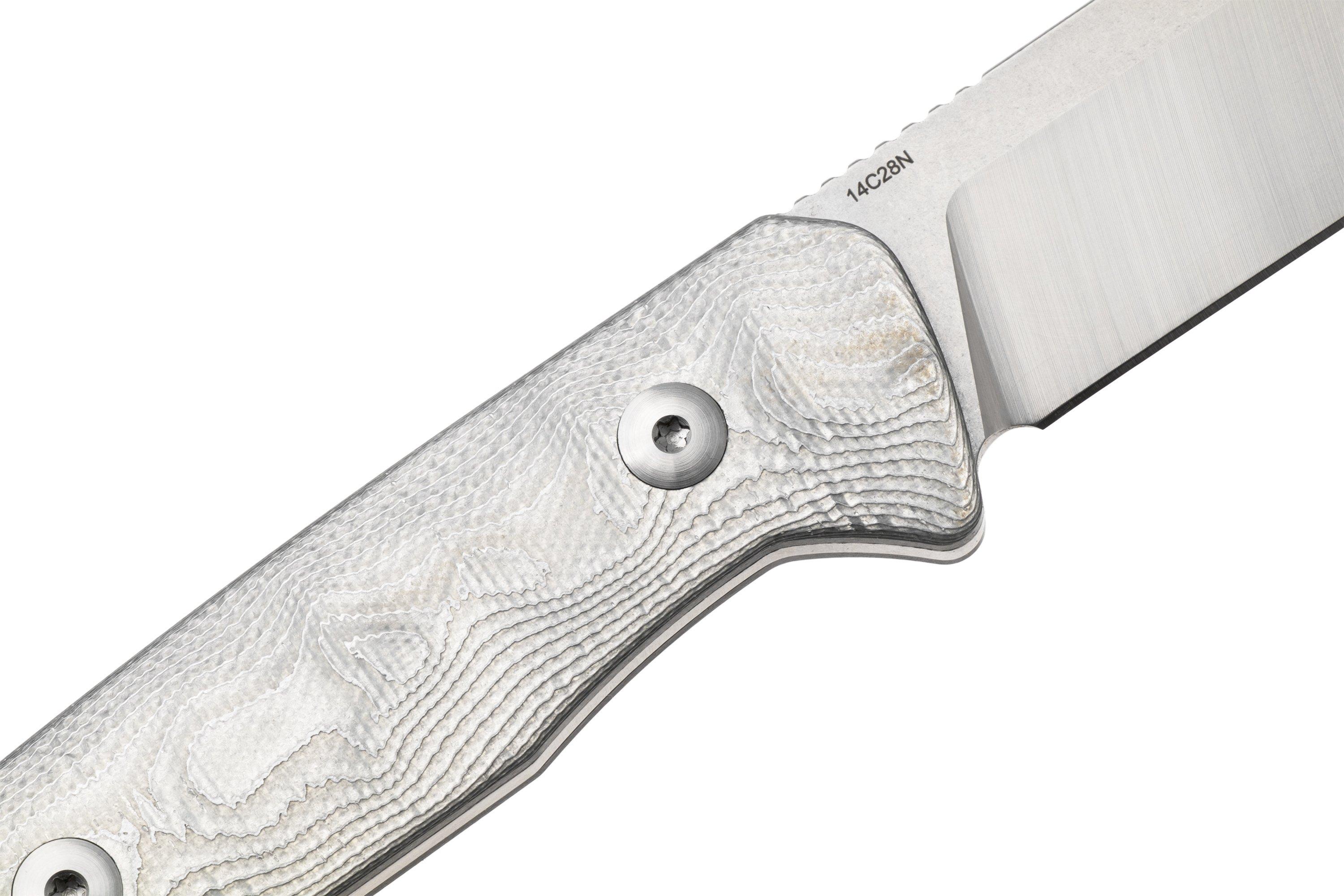 QSP Knife Baby Penguin QS130BP-D1 Stonewashed Satin 14C28N Aluminum ...