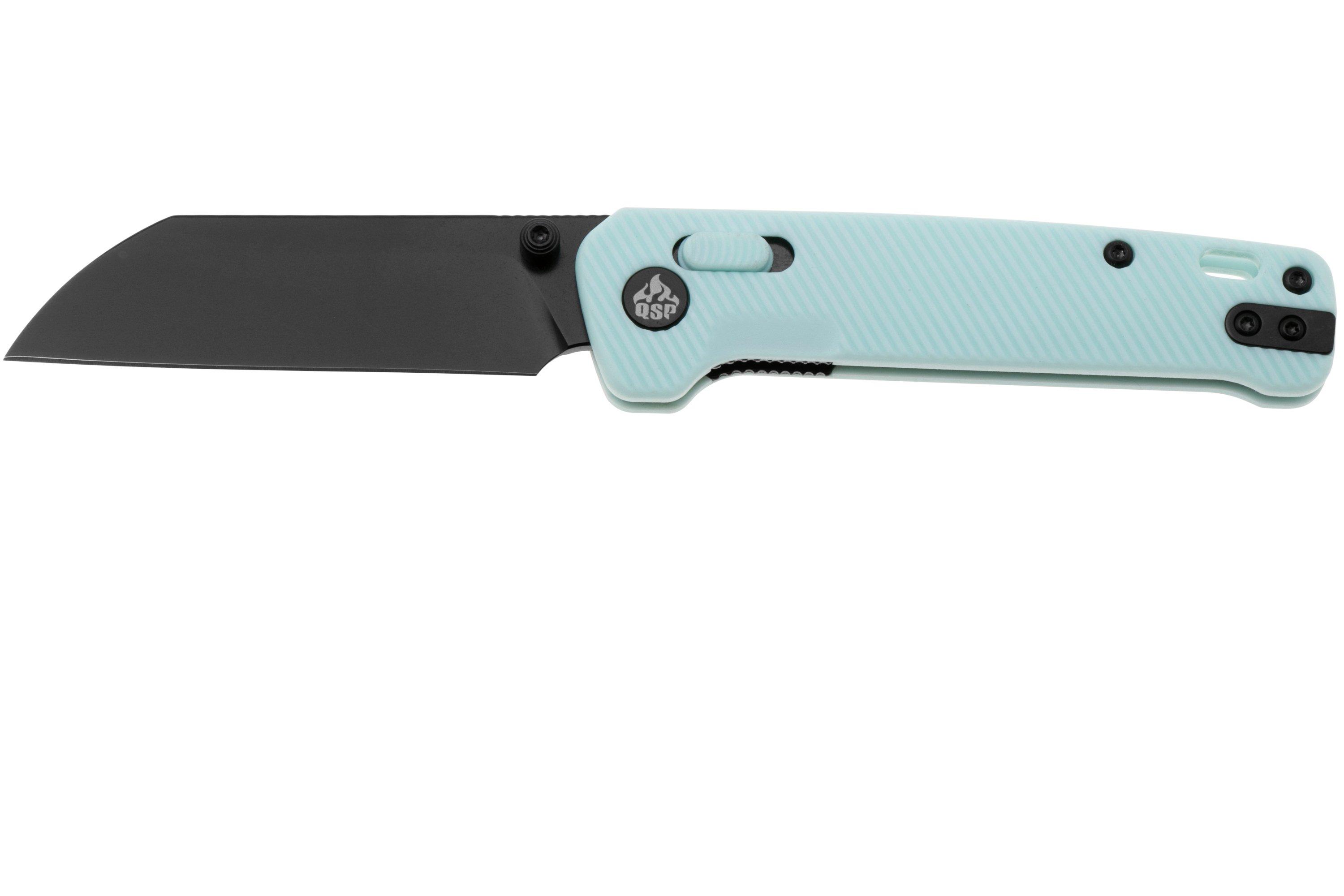 QSP Knife Penguin Glyde QS130GL-D2 PVD 14C28N, Ice Cream Blue FRN ...