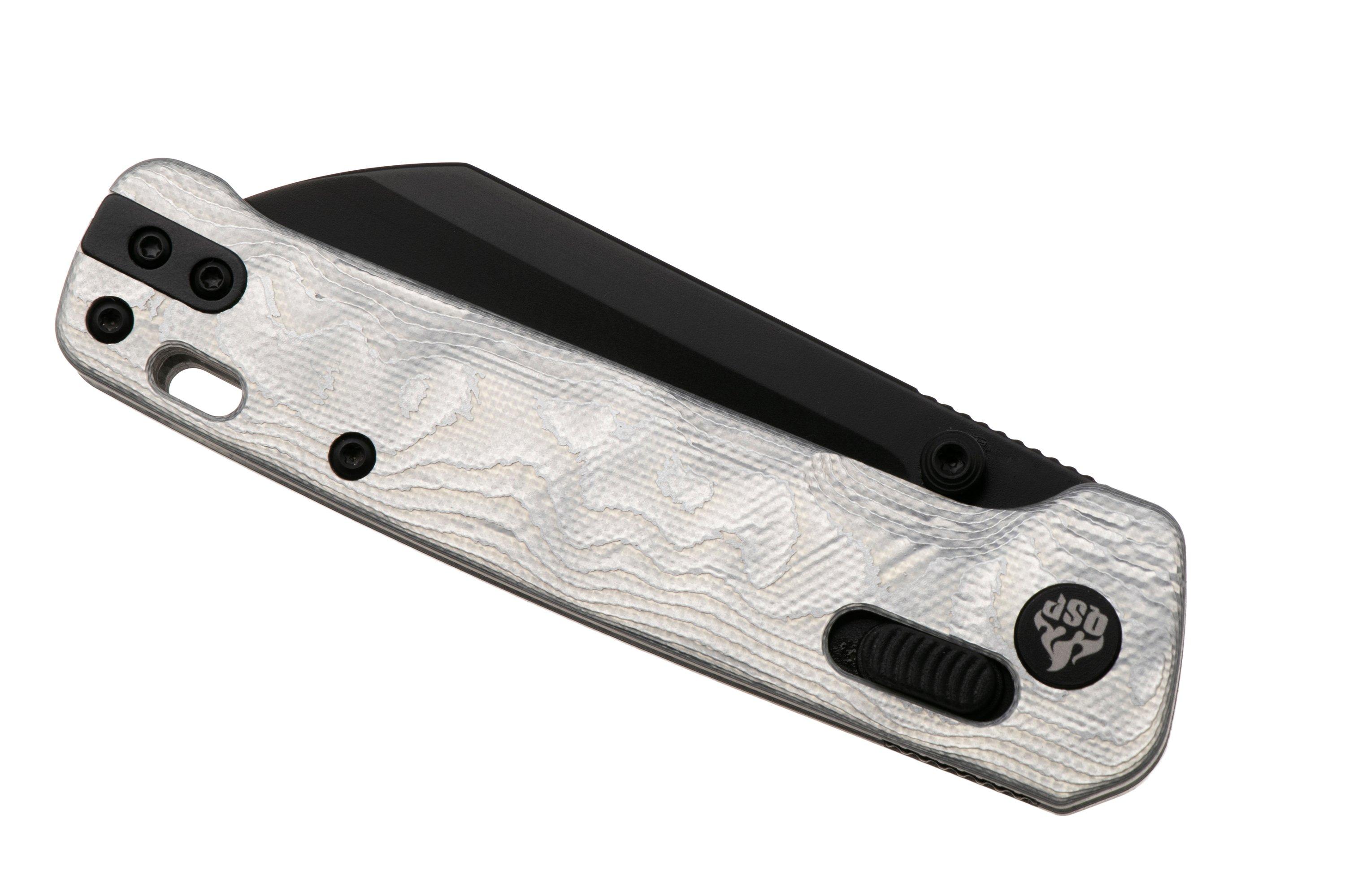 QSP Knife Penguin Glyde QS130GL-G2 PVD 14C28N, Aluminium Foil G10 ...