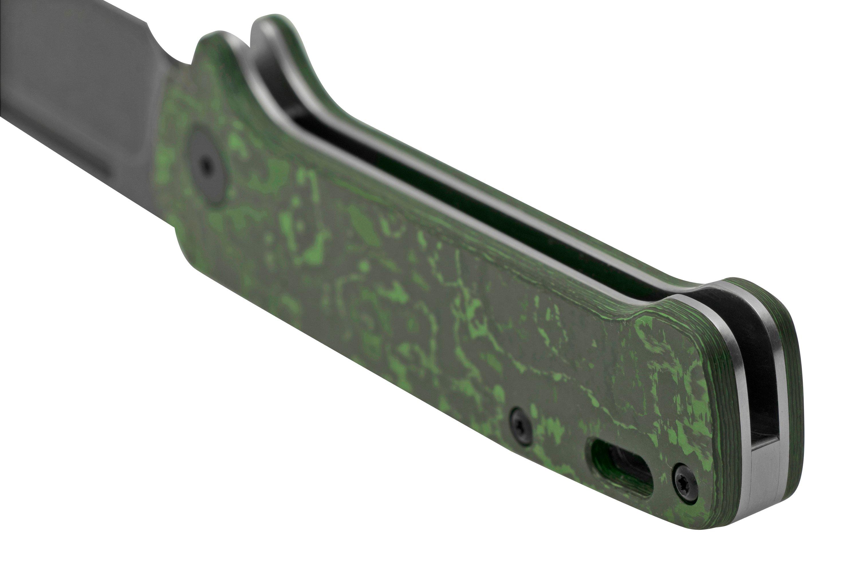 QSP Knife Penguin QS130SJ-E2, CPM 20CV Black Stonewashed, Fat Carbon ...