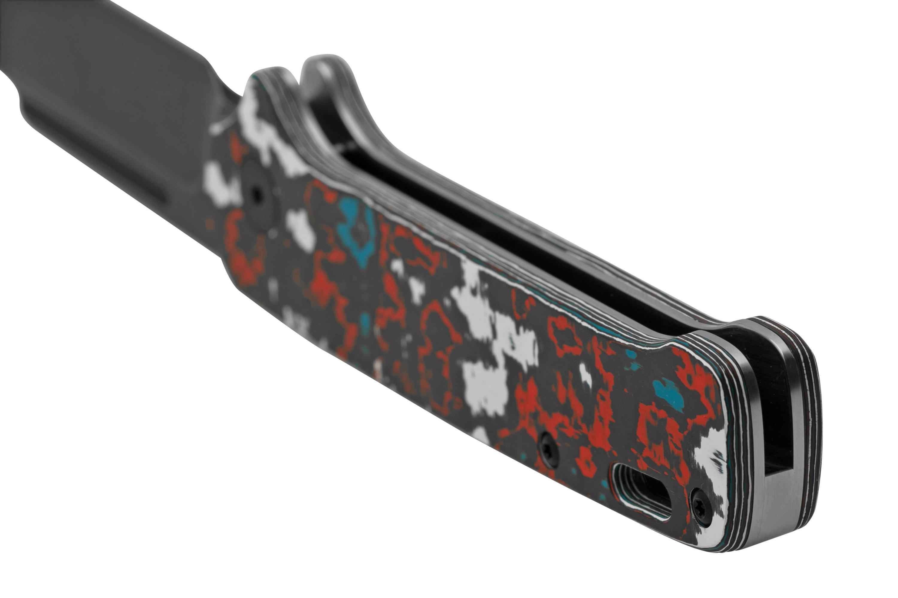 QSP Knife Penguin QS130SJ-F2, CPM 20CV Black Stonewashed, Fat Carbon ...