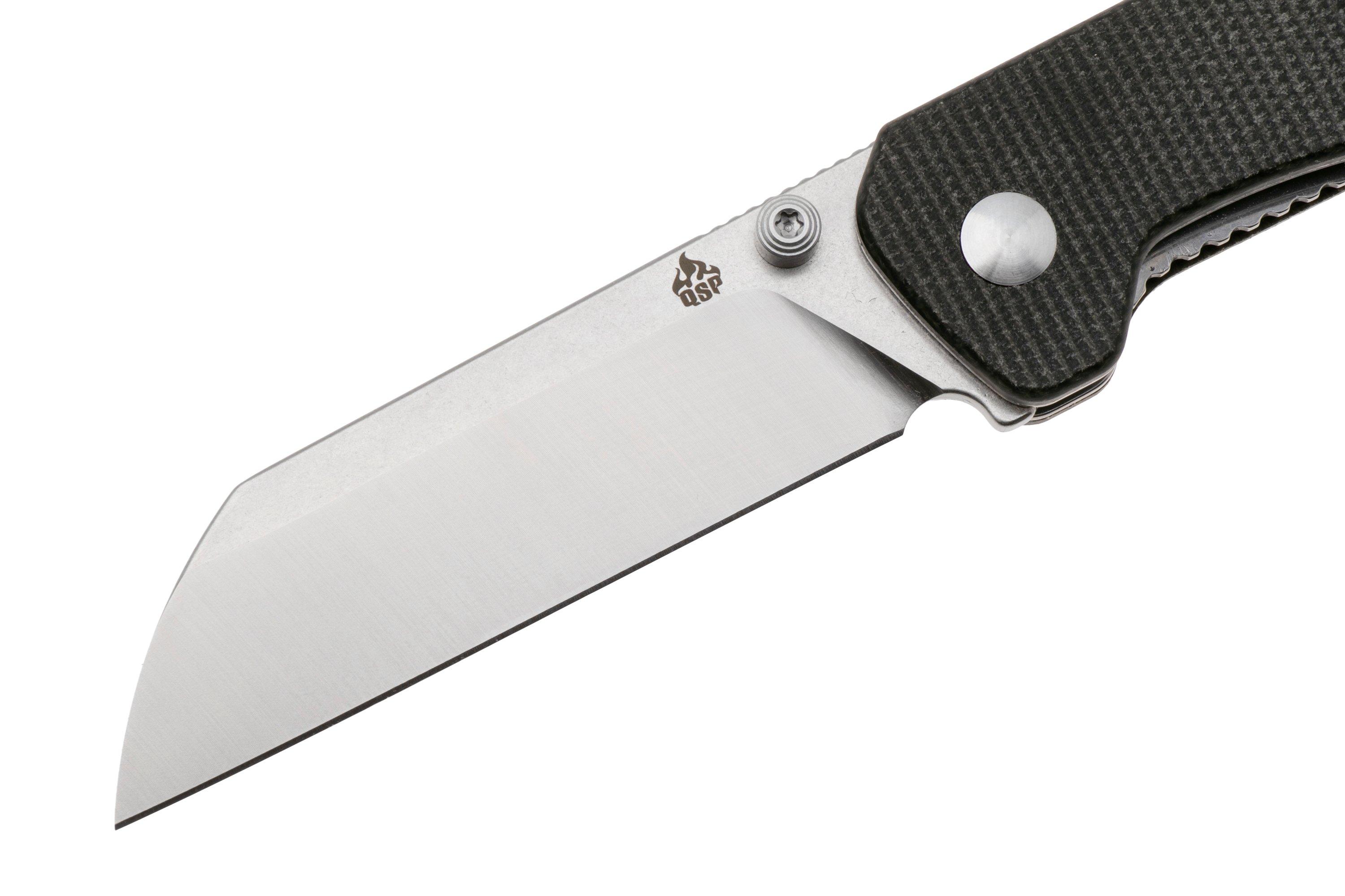 QSP Knife Penguin V2 QS130V2-A1 Two-Tone D2, Dark Brown Micarta, Taschenmesser | Günstiger ...