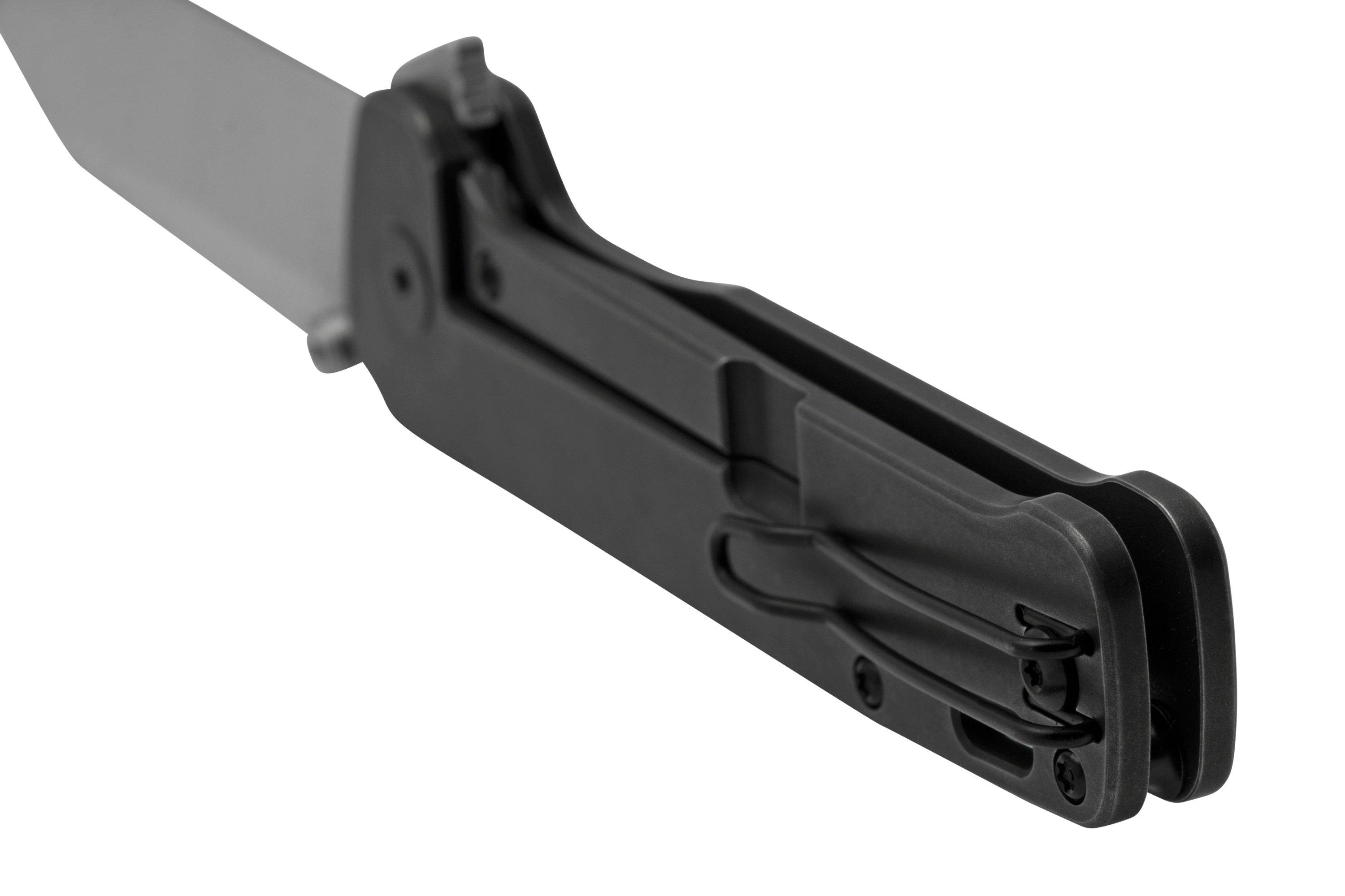 QSP Knife Penguin Plus QS130XL-C2, CPM 20CV Satin, Titanium Black ...