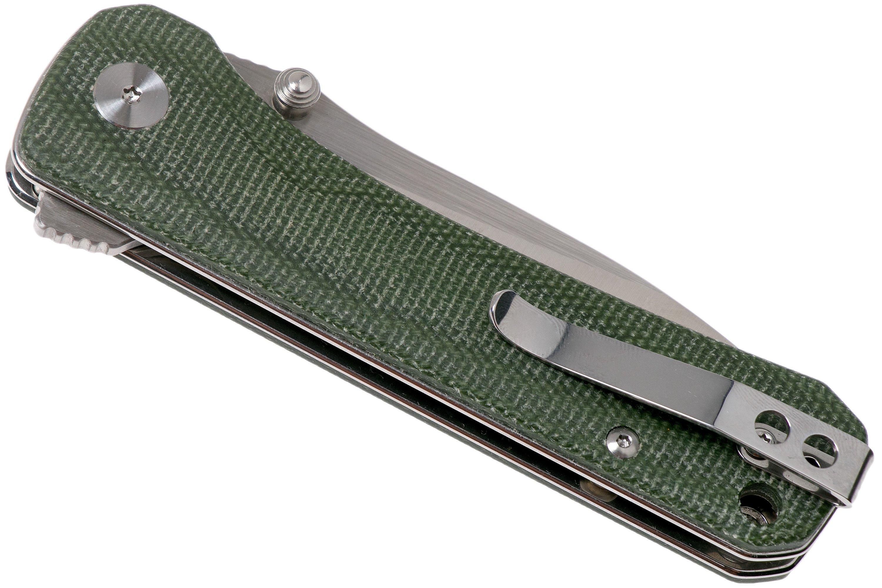 QSP Knife Hawk QS131-H Green Micarta coltello da tasca | Fare acquisti ...