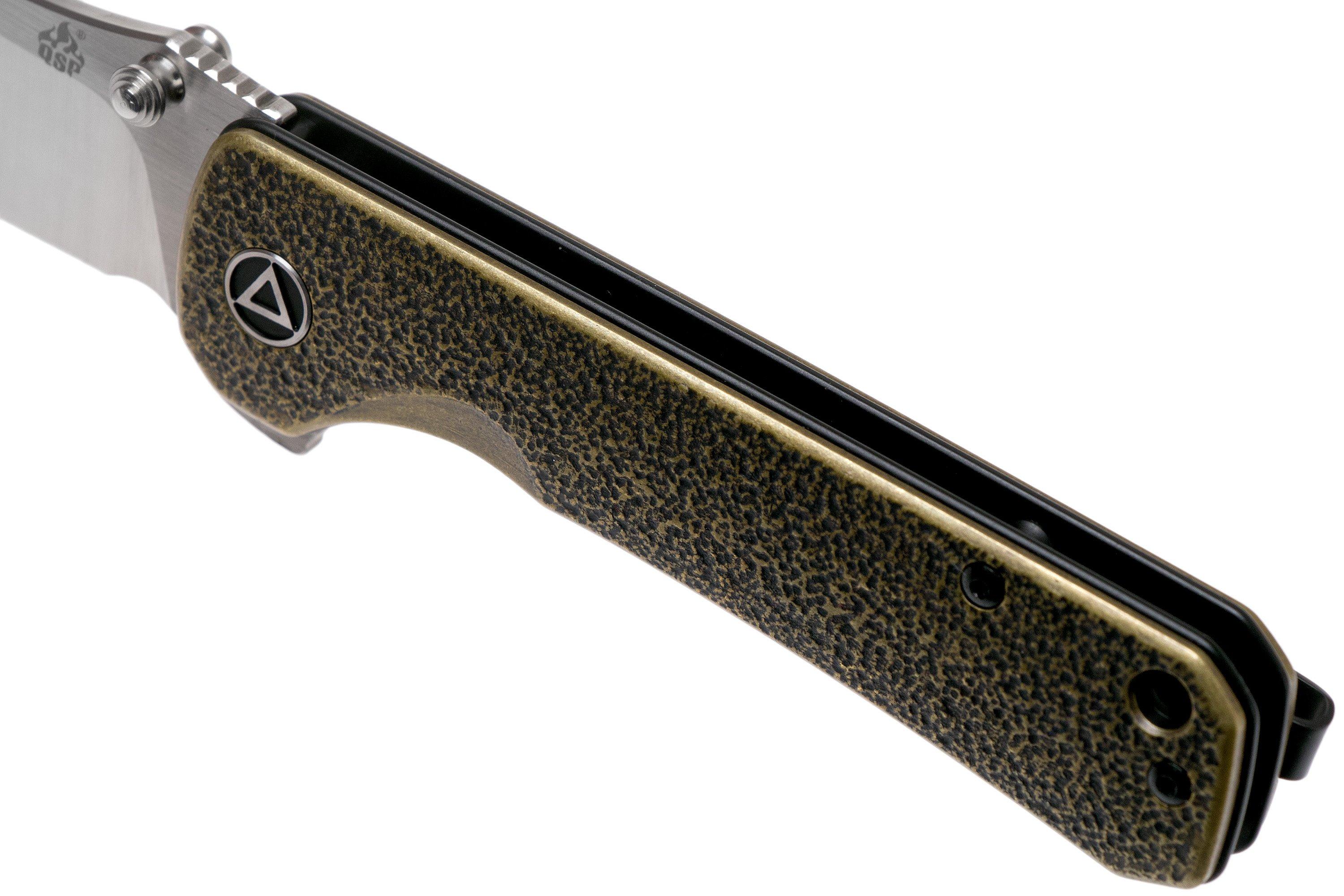 QSP Knife Hawk QS131-K Brass, Satin navaja | Compras con ventajas en ...