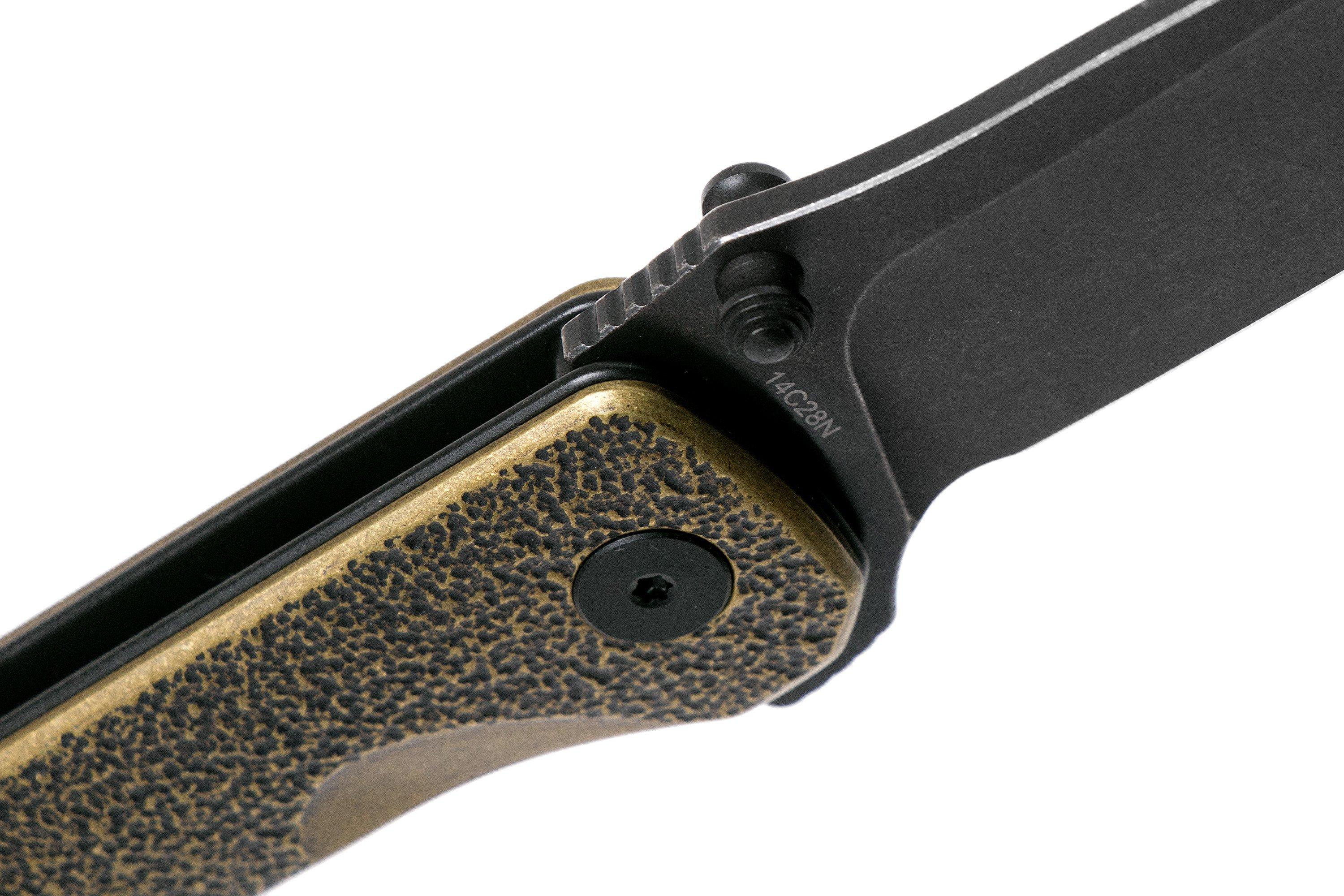 QSP Knife Hawk QS131-L Brass, Blackwashed navaja | Compras con ventajas ...