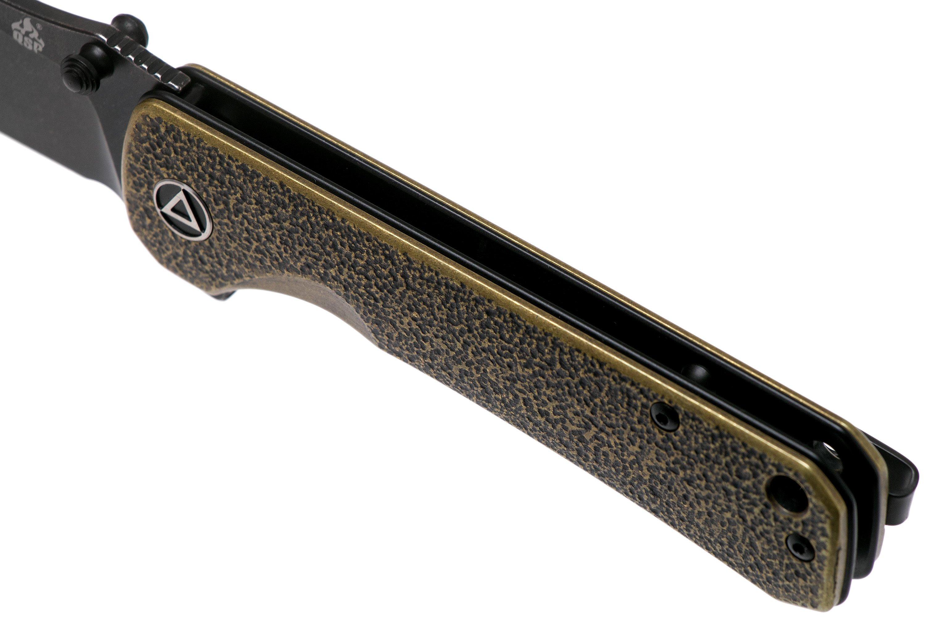 QSP Knife Hawk QS131-L Brass, Blackwashed navaja | Compras con ventajas ...