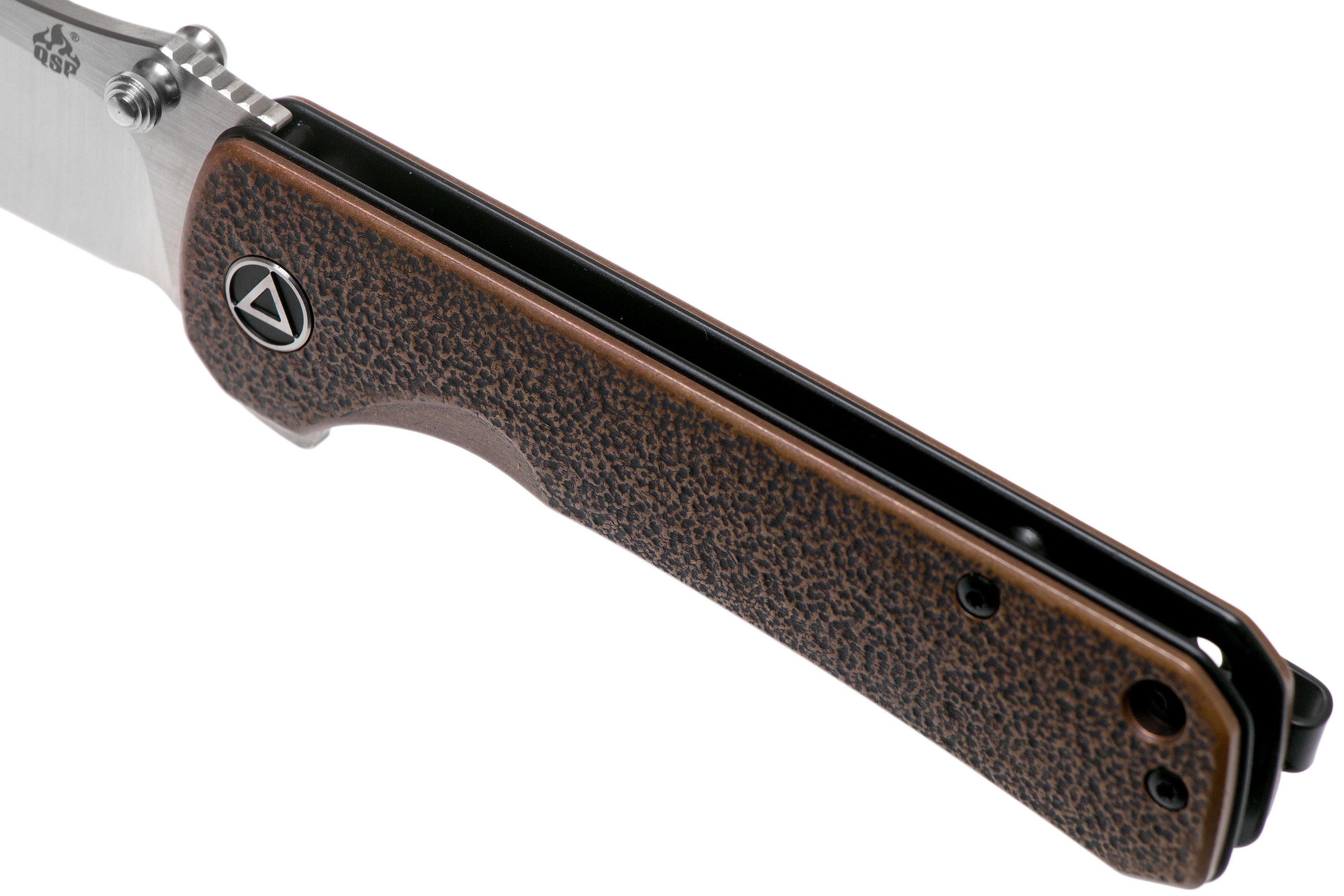 QSP Knife Hawk QS131-M Copper, Satin navaja | Compras con ventajas en ...
