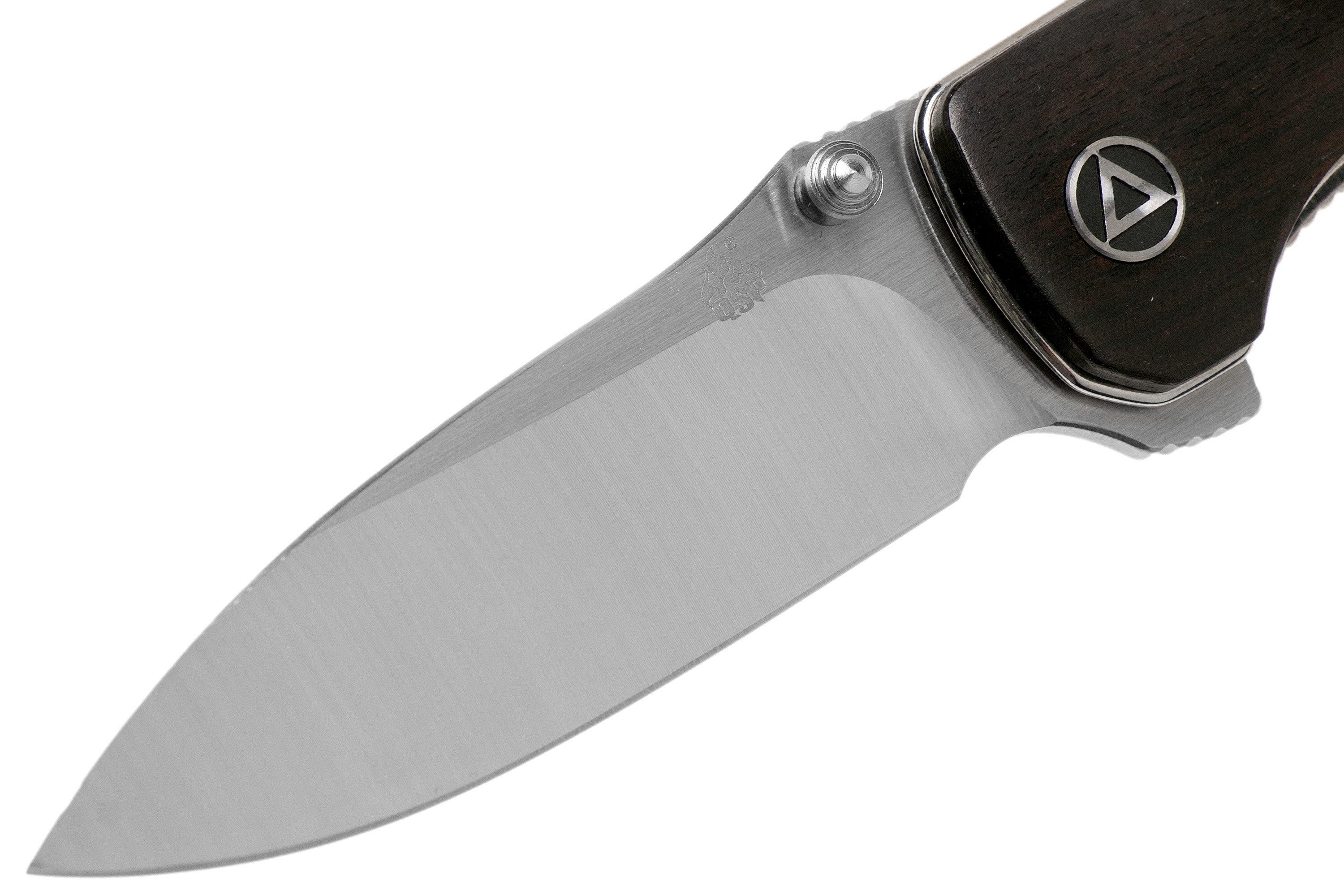 QSP Knife Hawk QS131-P1 Ebony Wood, Satin, zakmes | Voordelig kopen bij ...