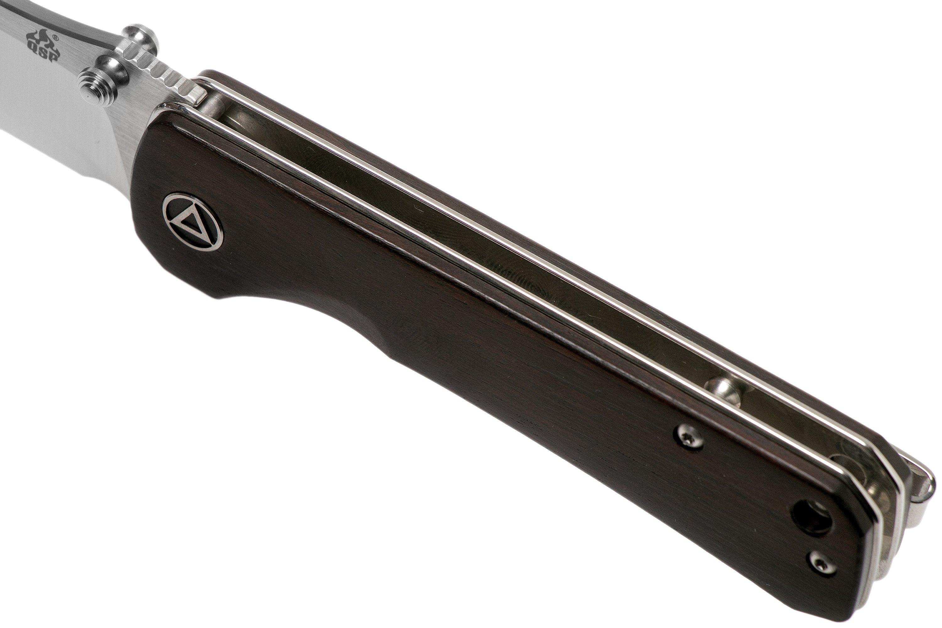 QSP Knife Hawk QS131-P1 Ebony Wood, Satin, navaja | Compras con ...