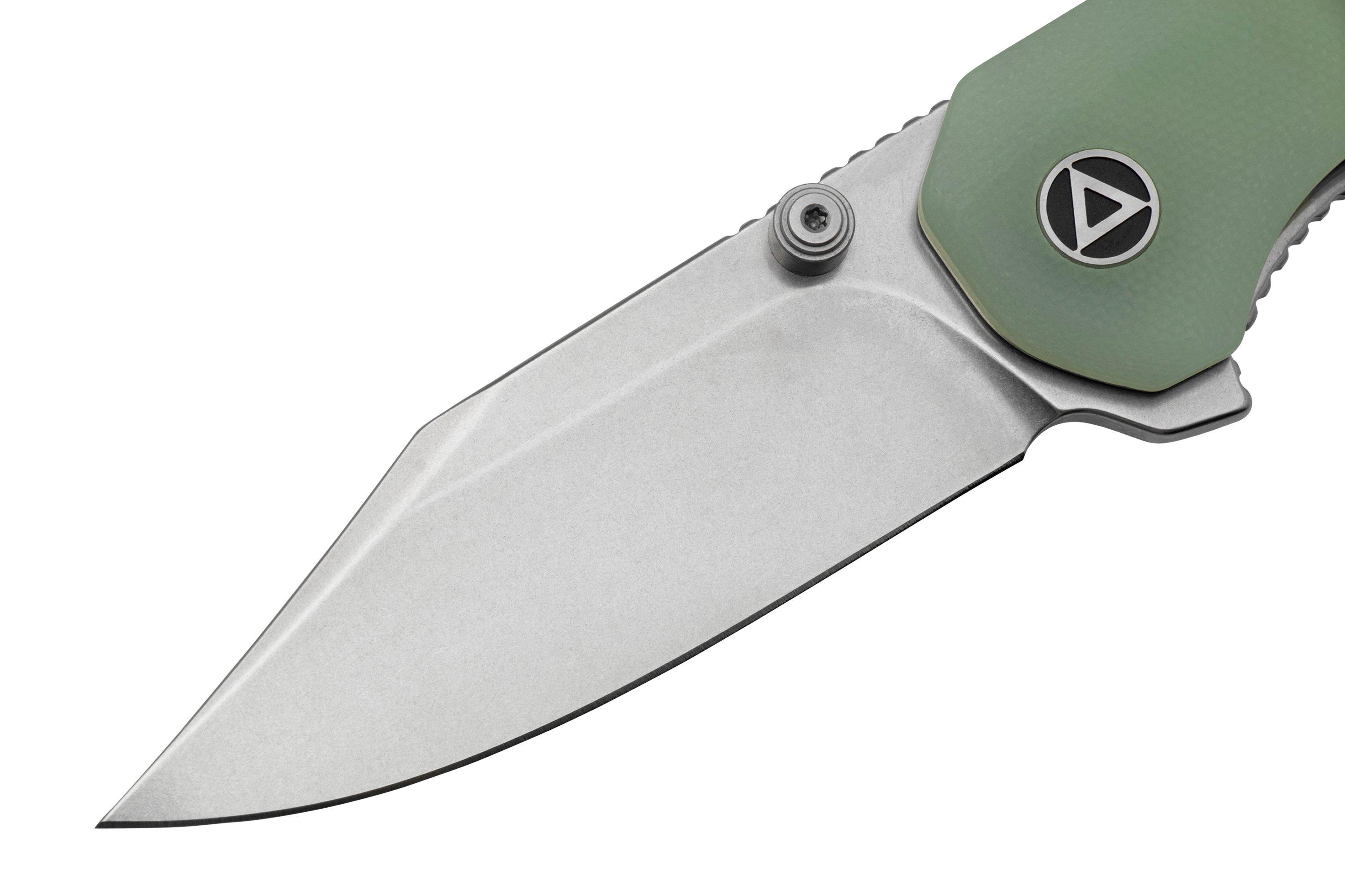 QSP Knife Kestrel QS145-A2 Stonewashed Jade G10, navalha | Compras vantajosas em Knivesandtools.pt