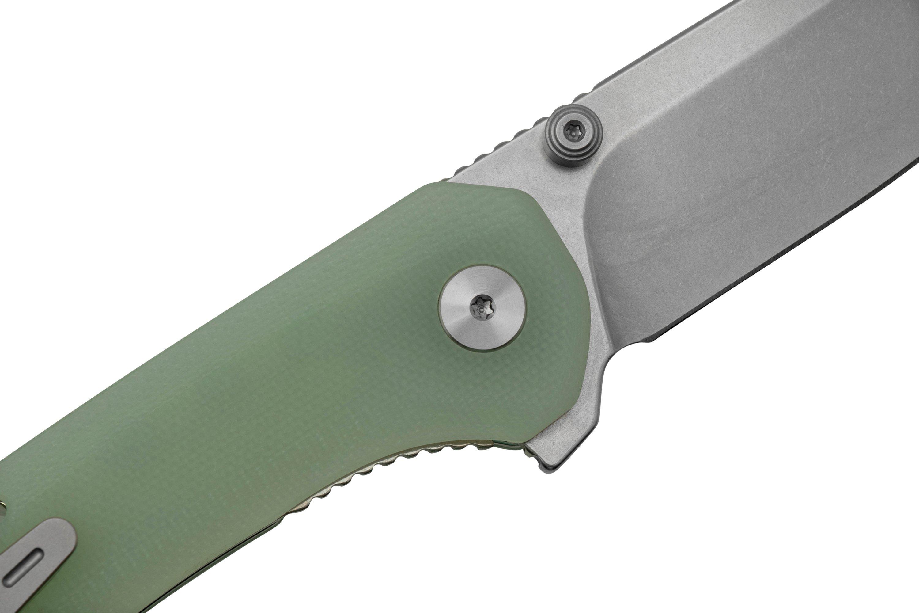 QSP Knife Kestrel QS145-A2 Stonewashed Jade G10, navalha | Compras vantajosas em Knivesandtools.pt