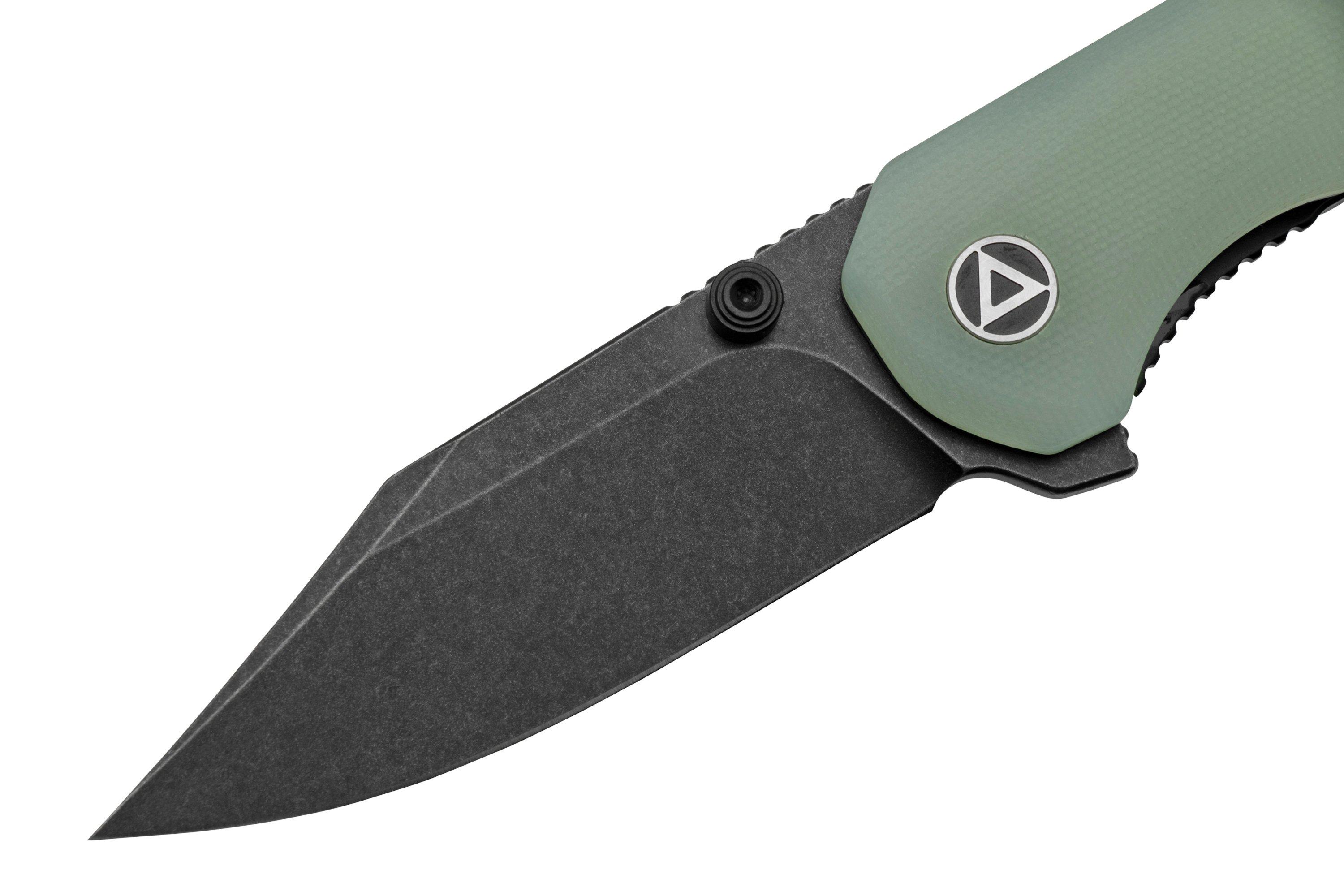 QSP Knife Kestrel QS145-B2 Blackwashed Jade G10, navalha | Compras vantajosas em Knivesandtools.pt
