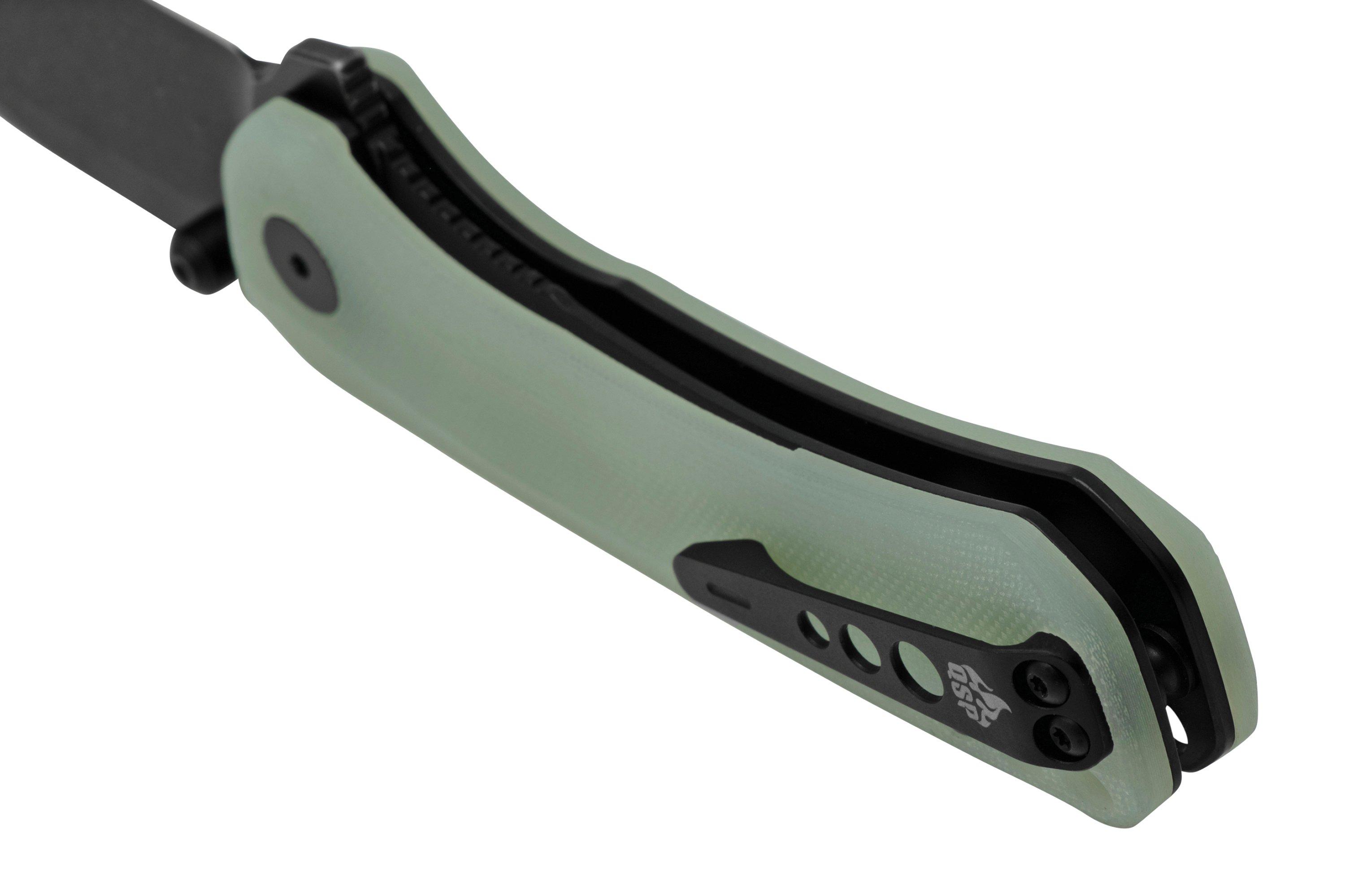 QSP Knife Kestrel QS145-B2 Blackwashed Jade G10, navalha | Compras vantajosas em Knivesandtools.pt