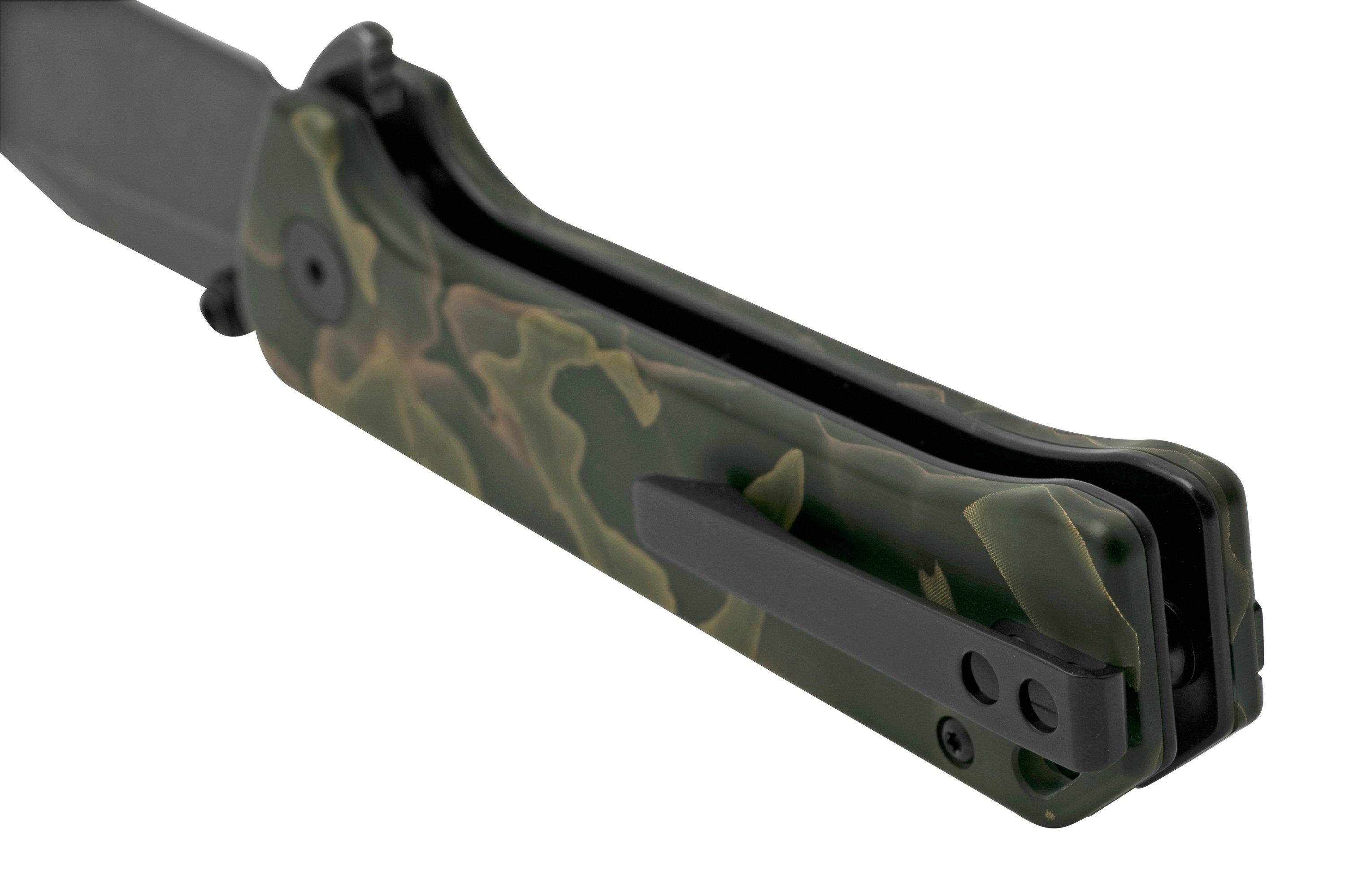 QSP Grebe QS147-F2, S35VN black Clippoint Noble Raffir, pocket knife ...