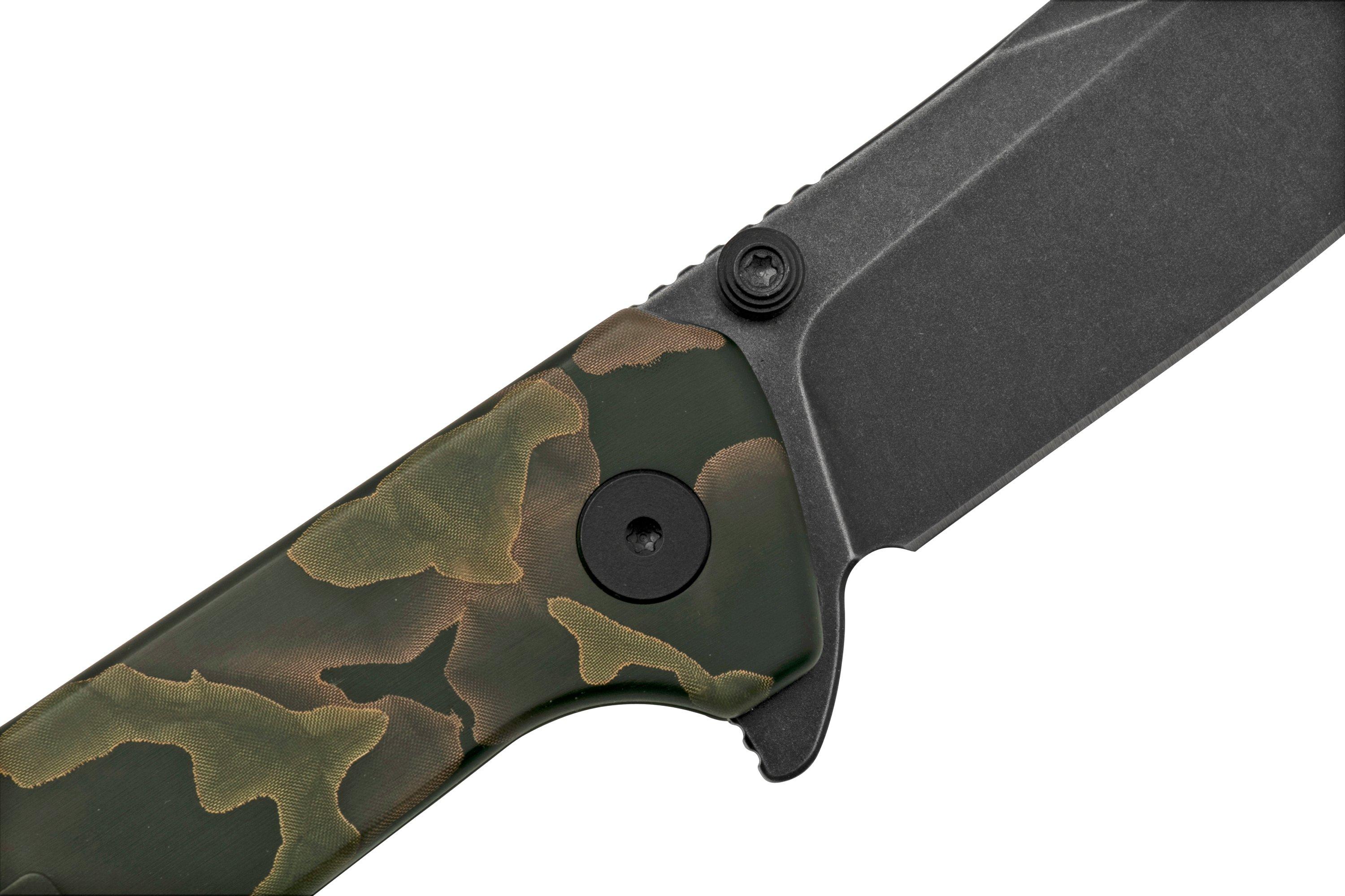 QSP Grebe QS147-F2, S35VN black Clippoint Noble Raffir, pocket knife ...