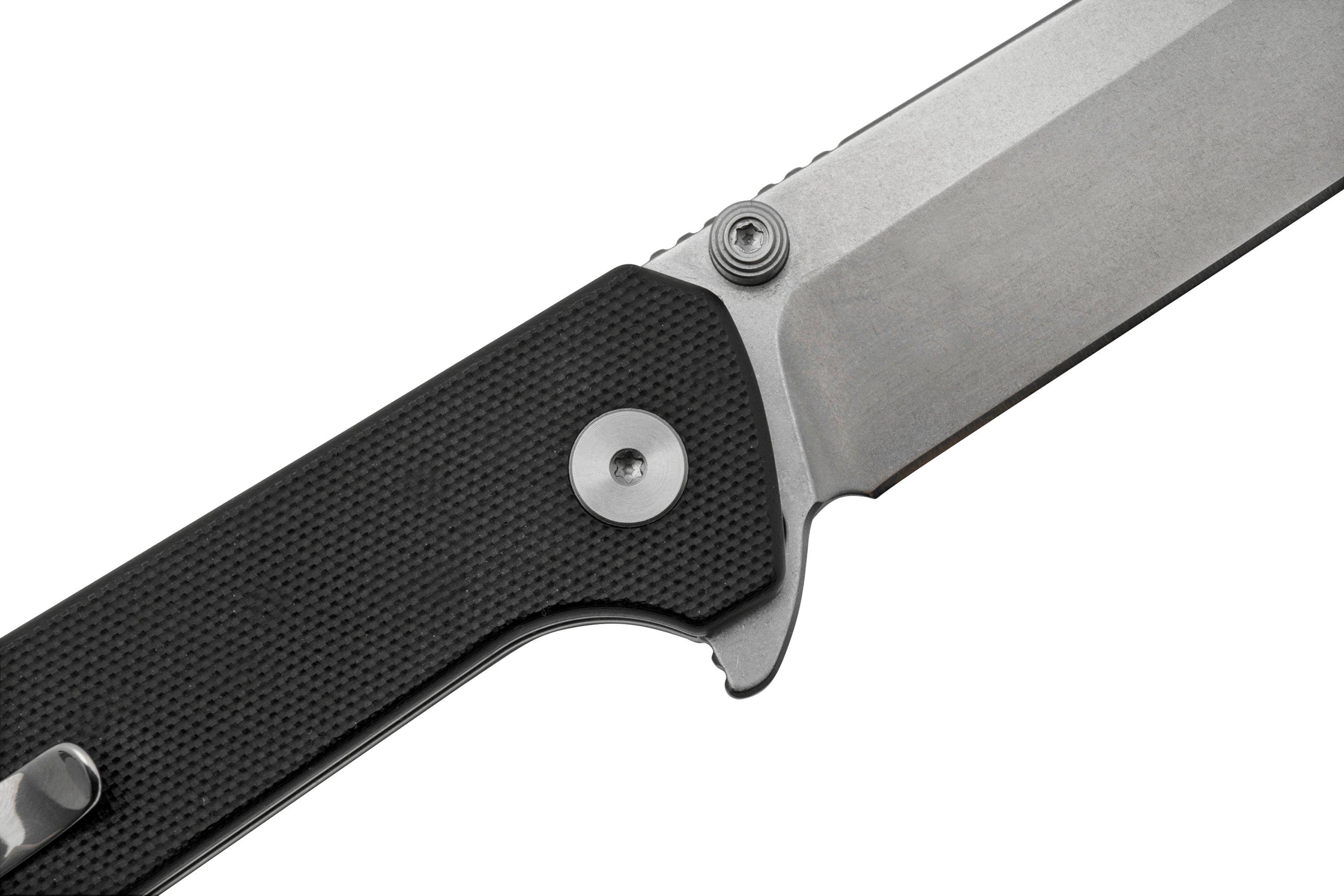 QSP Grebe QS148-C1, 14C28N Tanto black G10, pocket knife ...