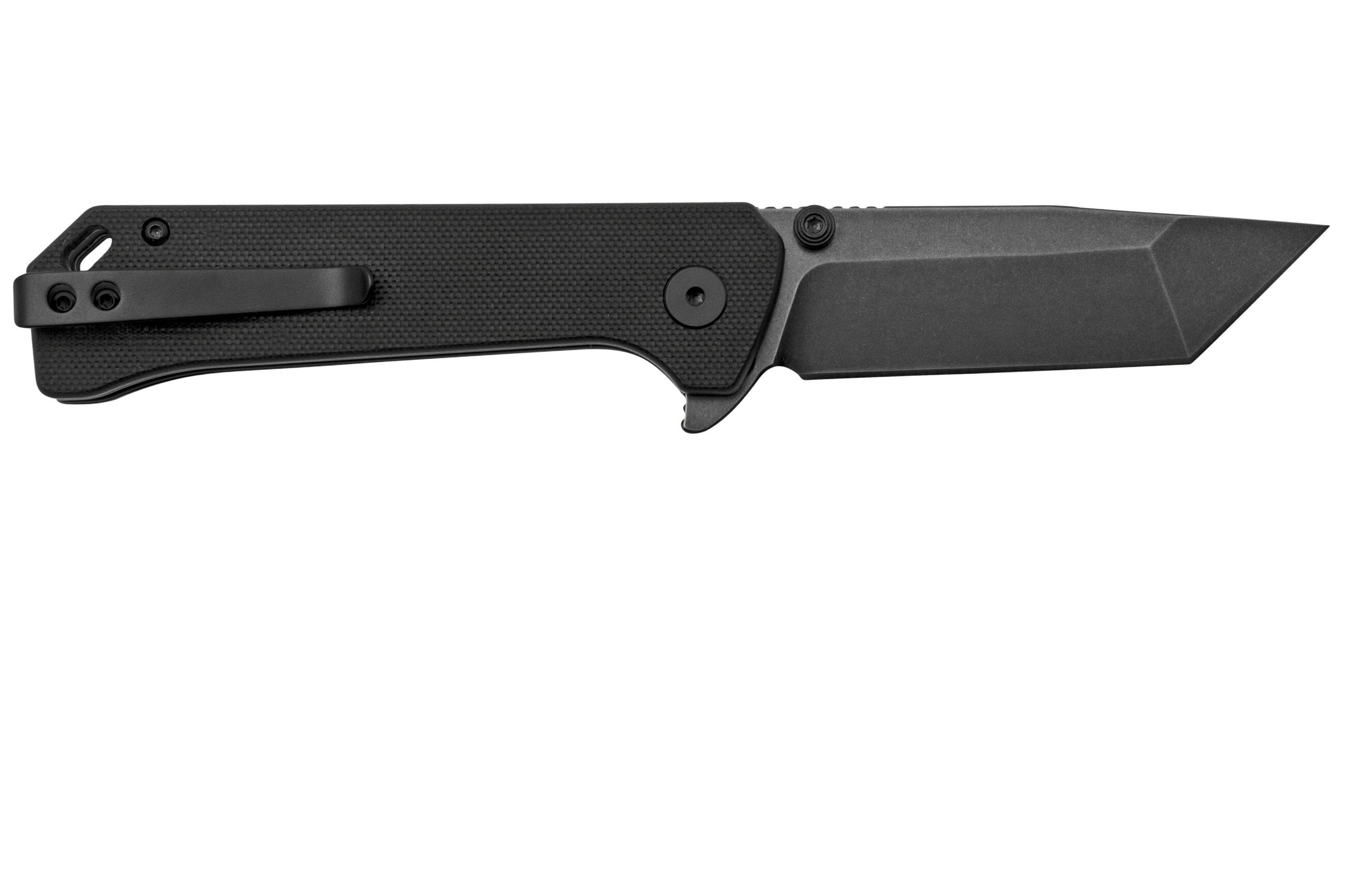 QSP Grebe QS148-C2, 14C28N black Tanto black G10, pocket knife ...