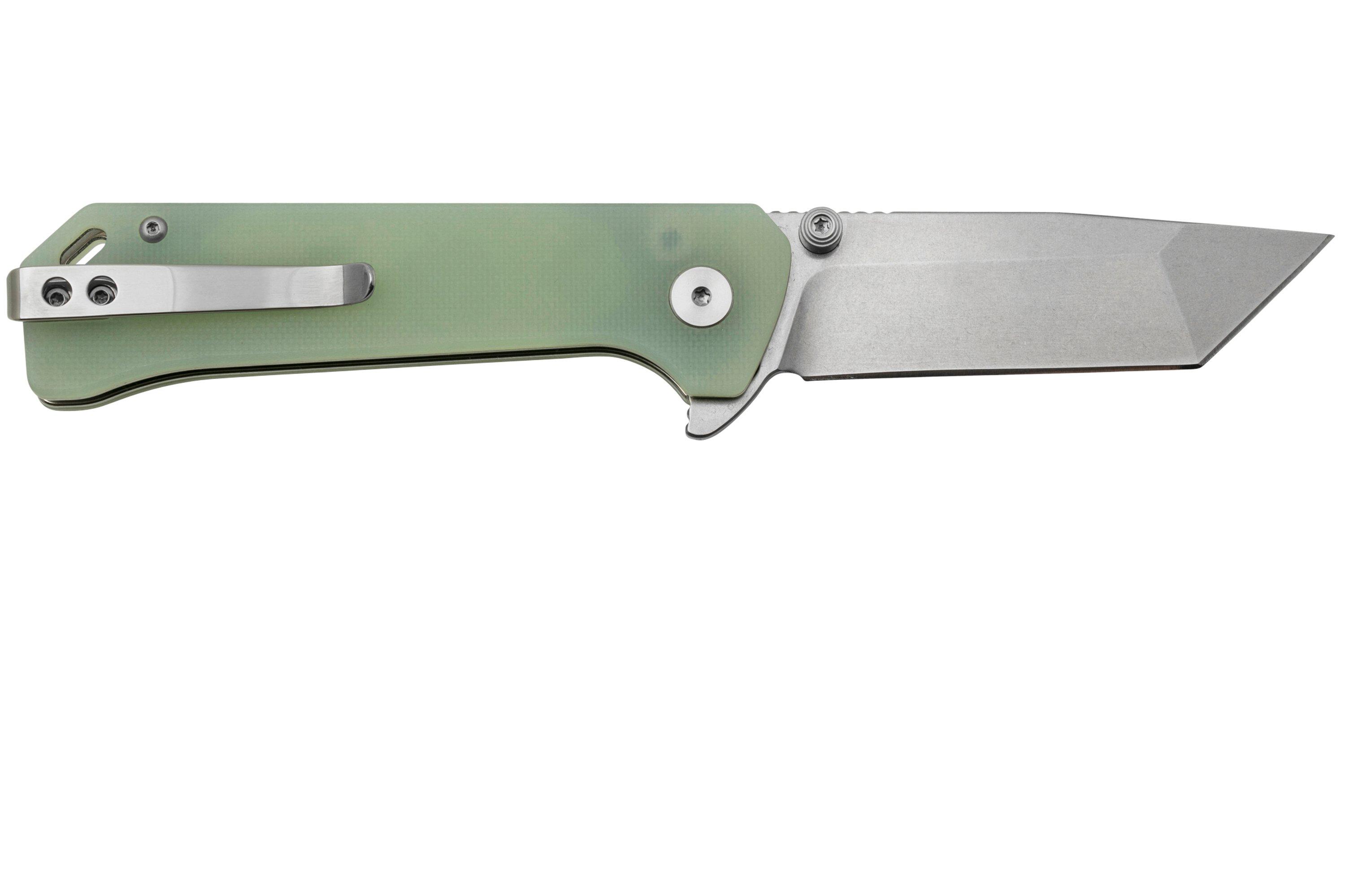 QSP Grebe QS148-D1, 14C28N Tanto Jade G10, pocket knife ...