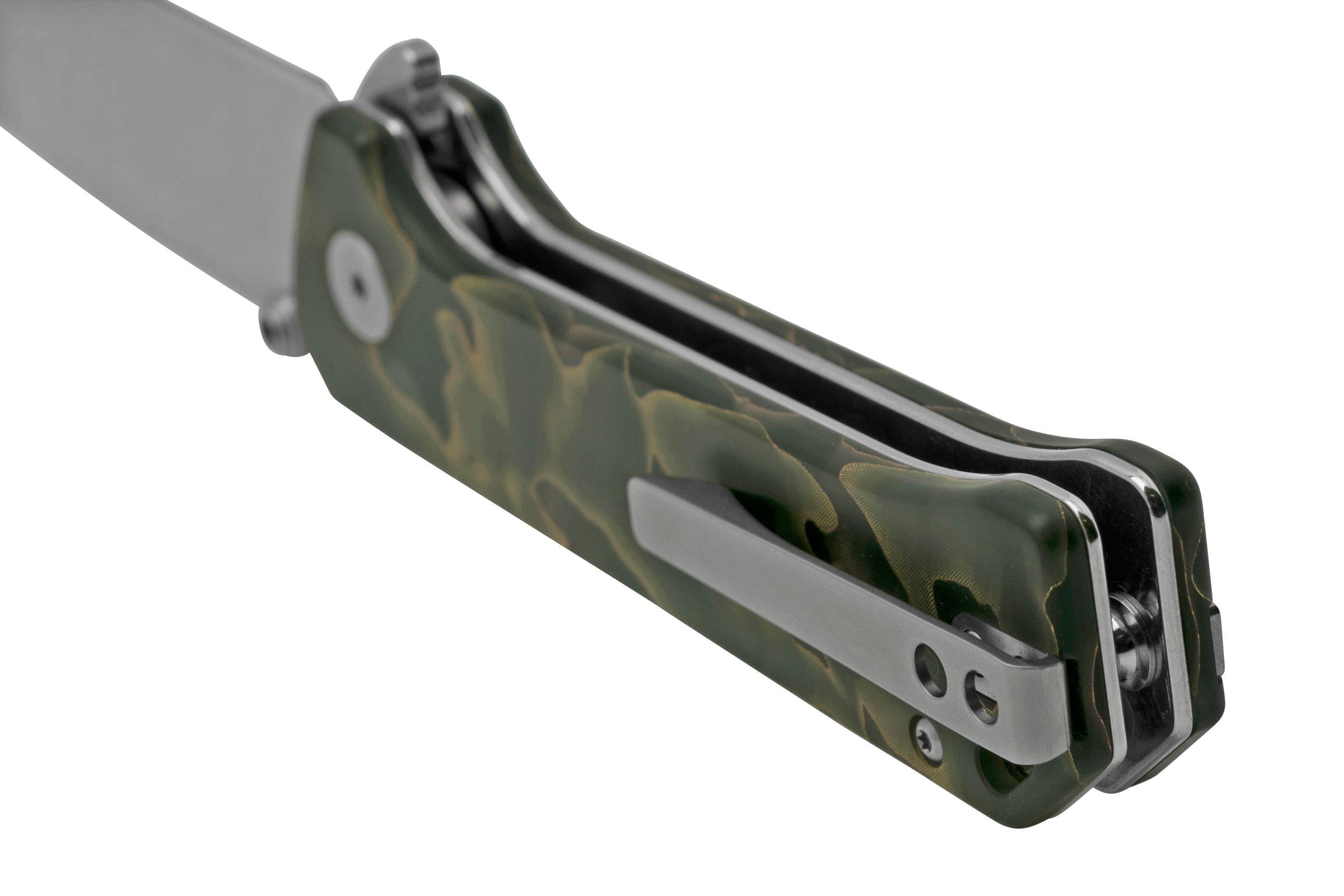 QSP Grebe QS148-F1, S35VN Tanto Noble Raffir, pocket knife ...