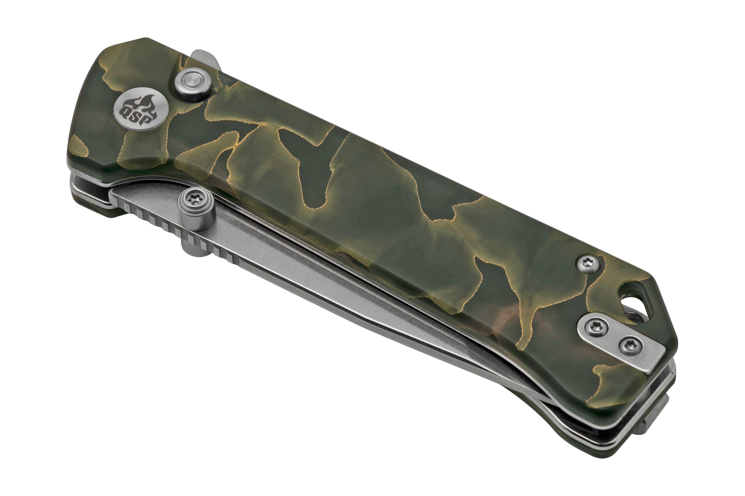 QSP Grebe QS148-F1, S35VN Tanto Noble Raffir, pocket knife ...