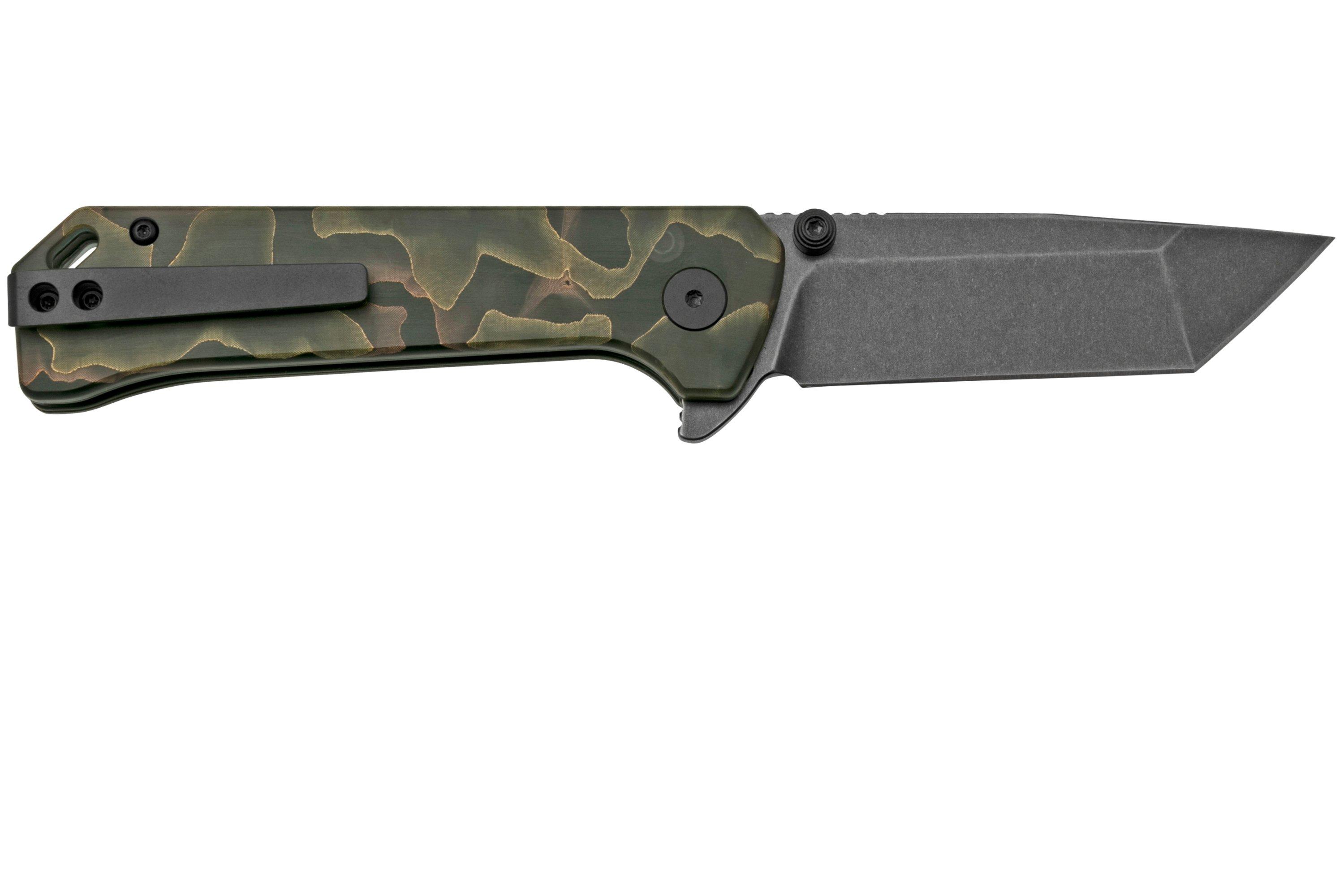 QSP Grebe QS148-F2, S35VN black Tanto Noble Raffir, pocket knife ...