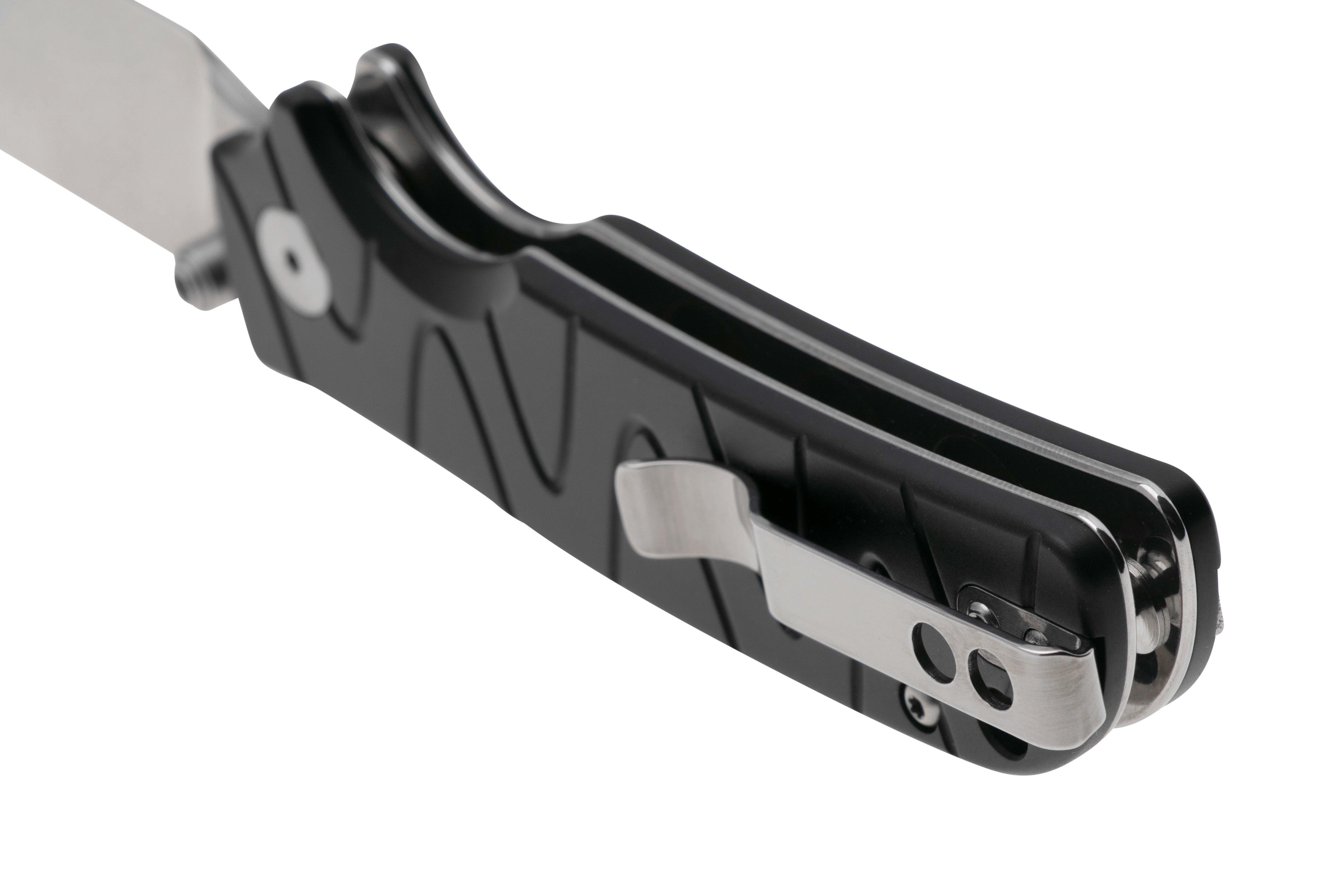 QSP Knife Kali QS159-F1 Stonewashed 14C28N Black Aluminum, zakmes ...