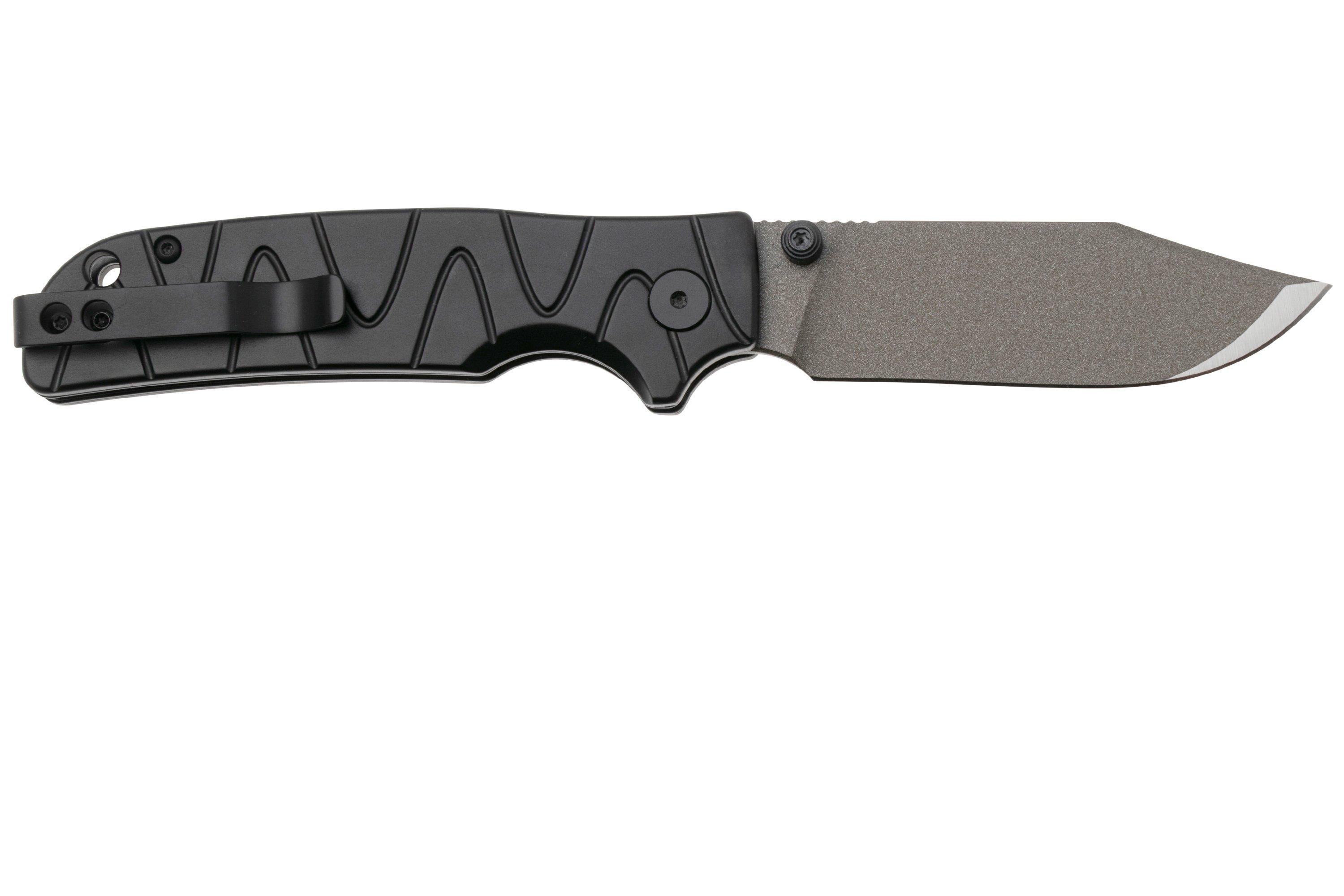QSP Knife Kali QS159-F2 Ceramic Coated 14C28N Black Aluminum, pocket ...