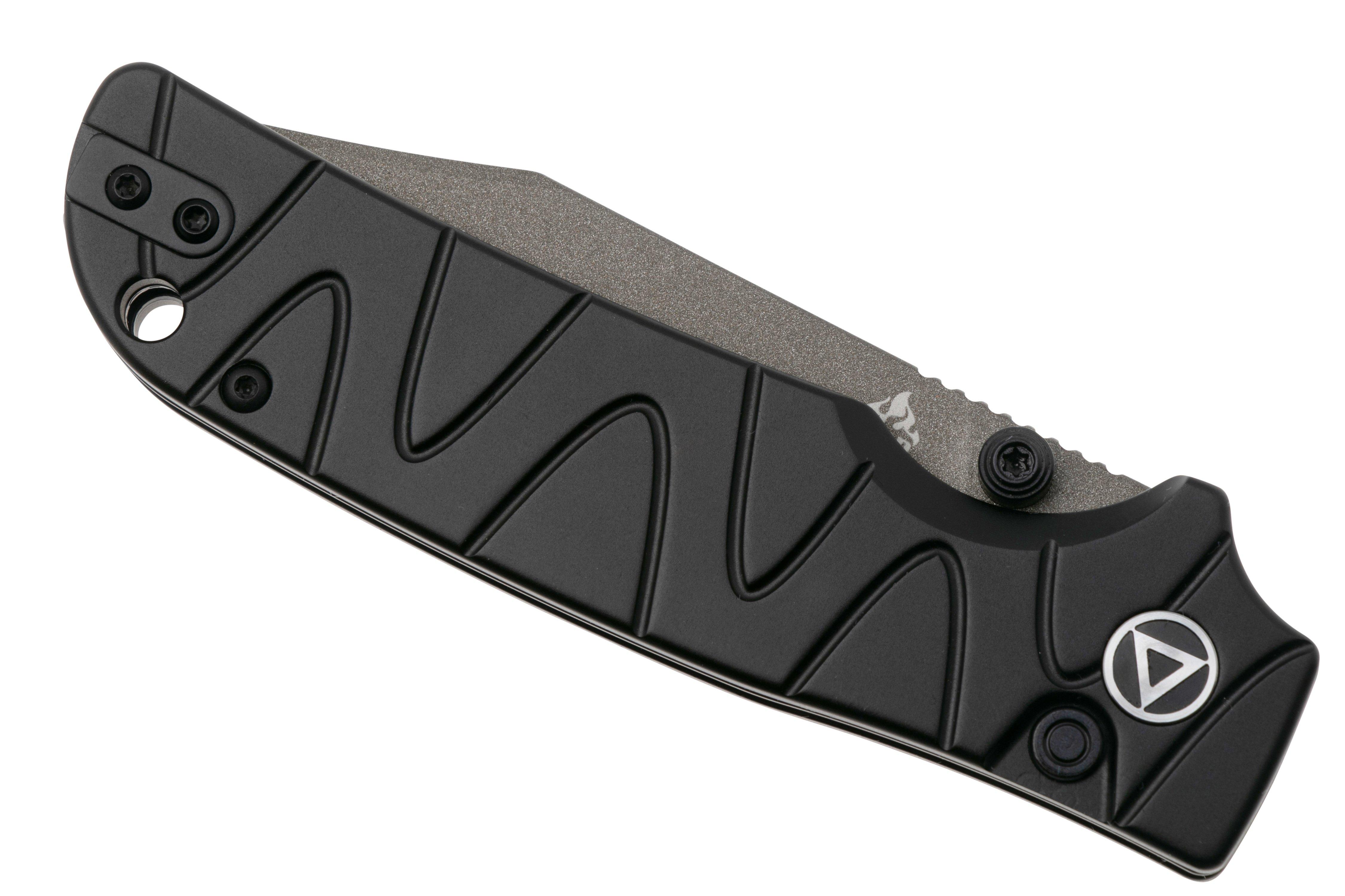 QSP Knife Kali QS159-F2 Ceramic Coated 14C28N Black Aluminum, pocket ...