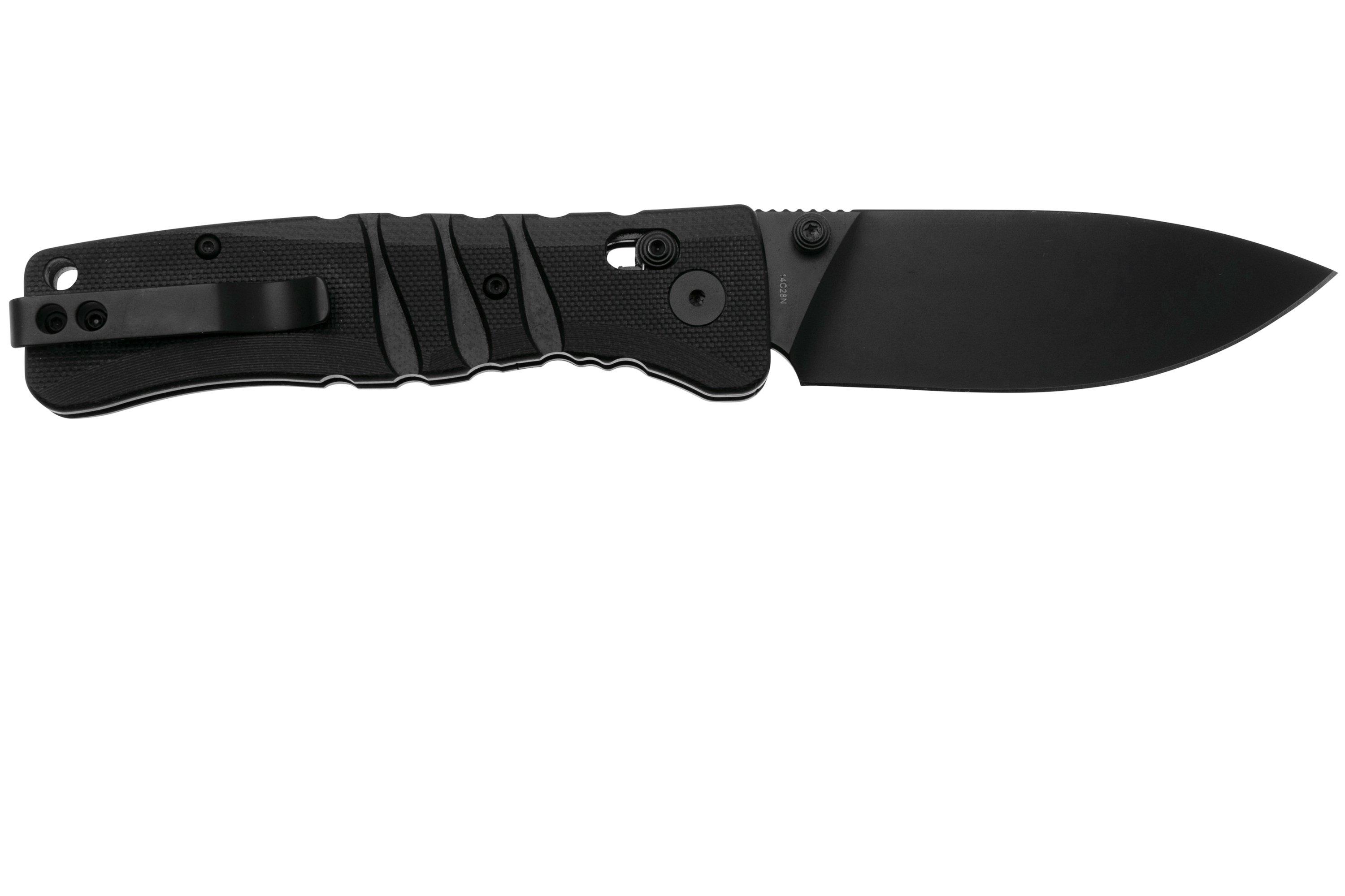 QSP Knife Ripley QS160-A2 Black 14C28N Black G10, pocket knife, Keanu ...